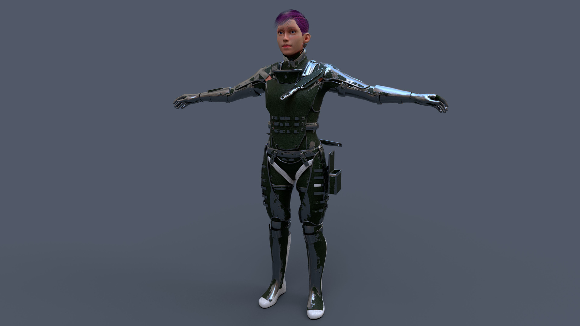 ArtStation - spy tech girl
