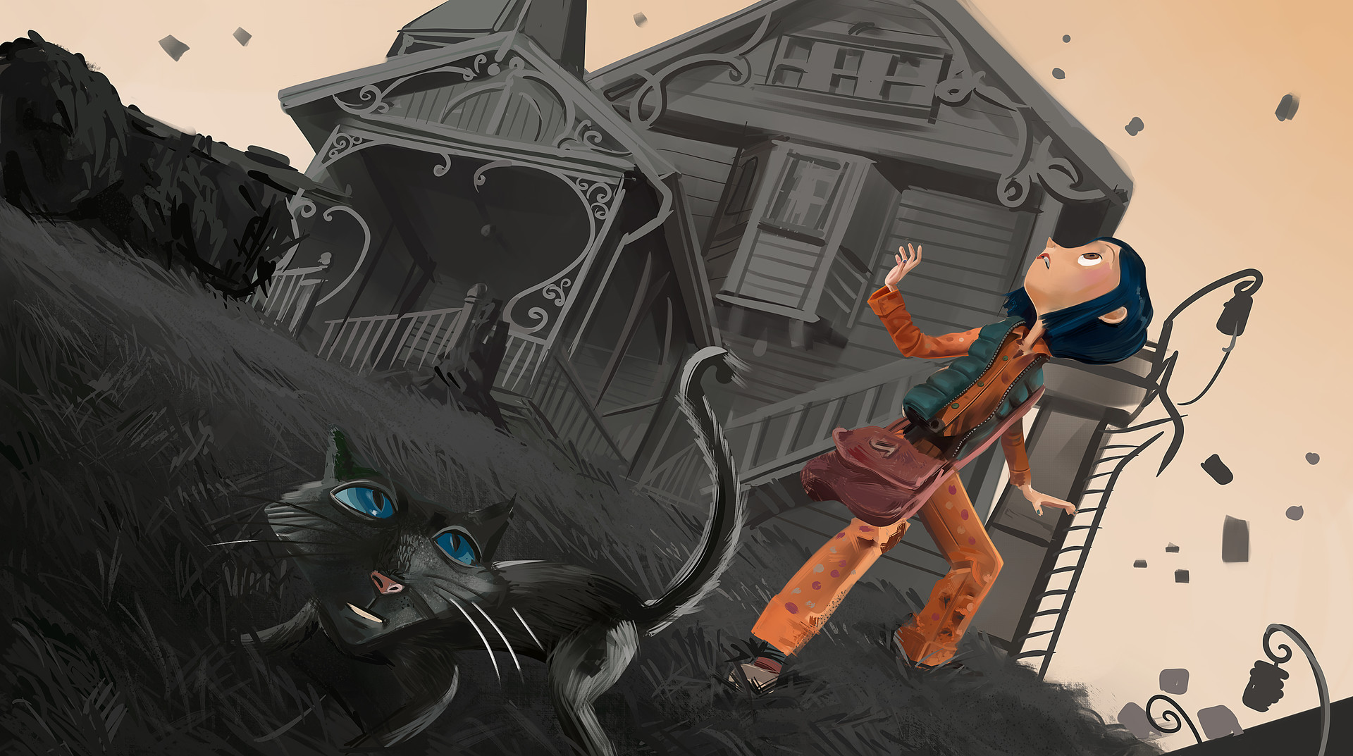 Coraline Concept Art Coraline Environment Concept Paintings