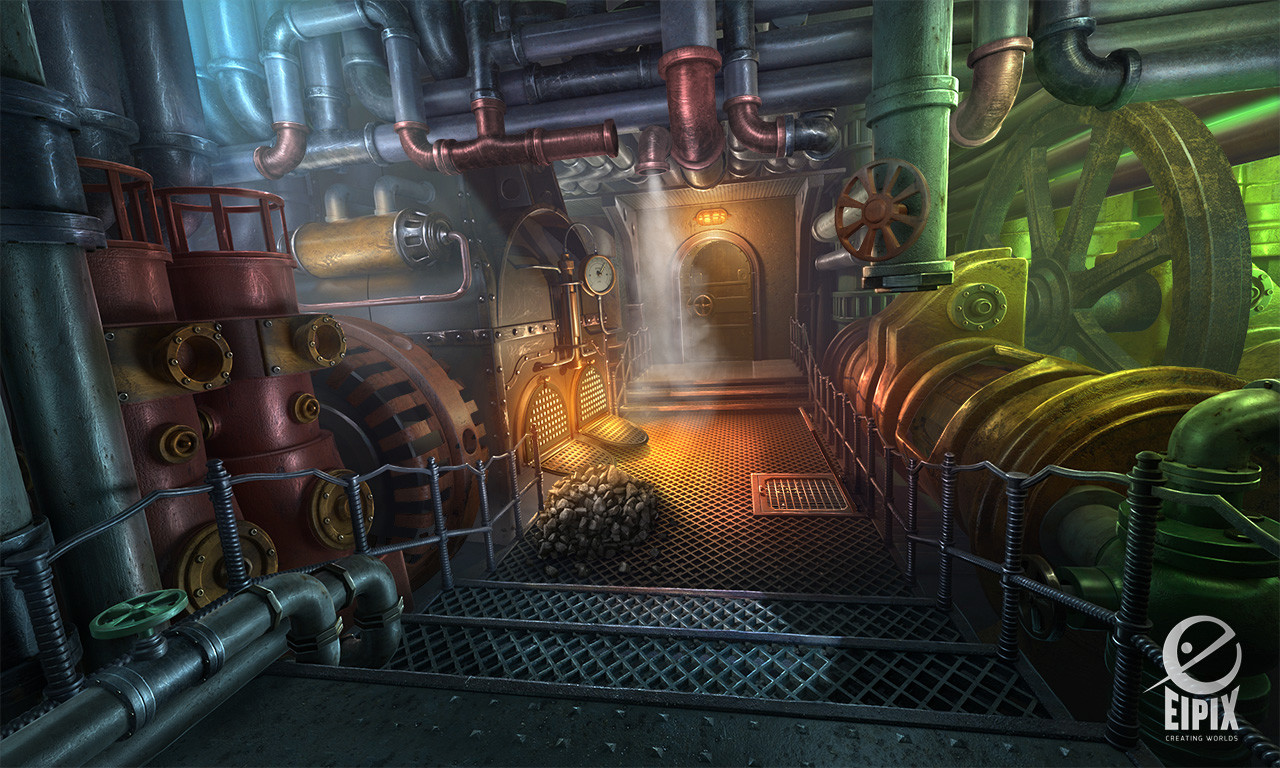 ArtStation - Engine room scene (Sea of Lies: Beneath the Surface)