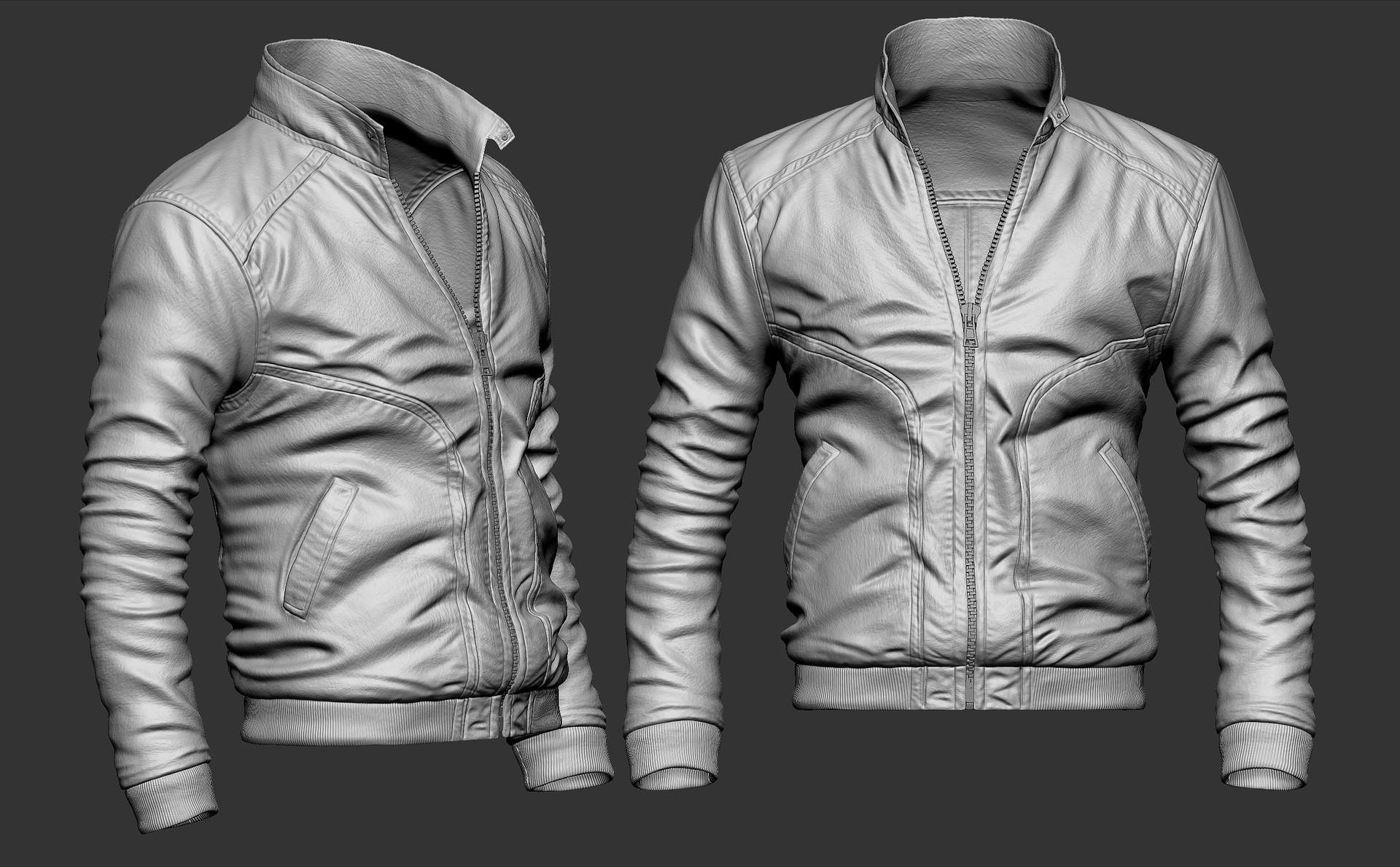 ArtStation - leather jackets
