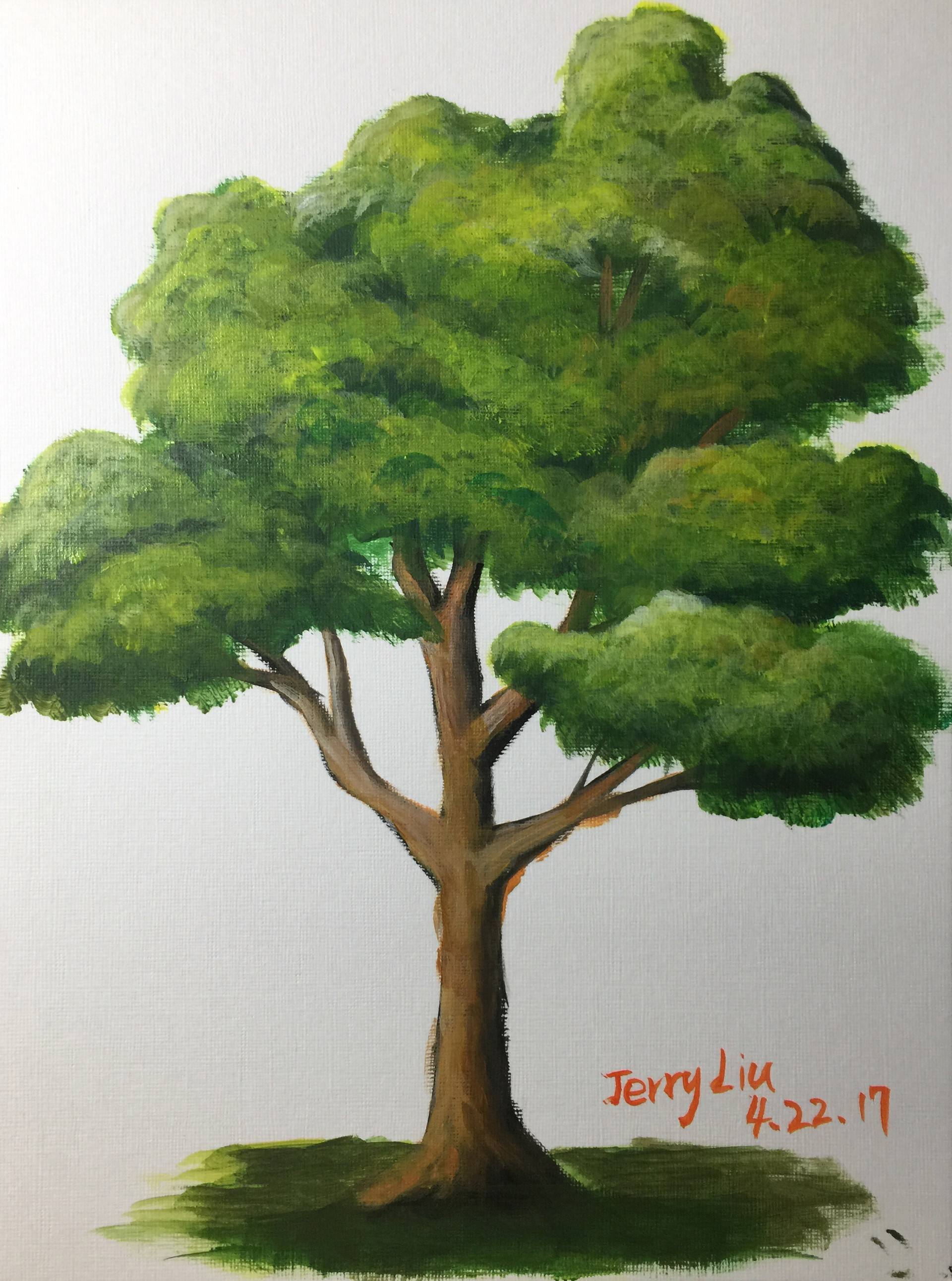 ArtStation - Trees Study Painting02