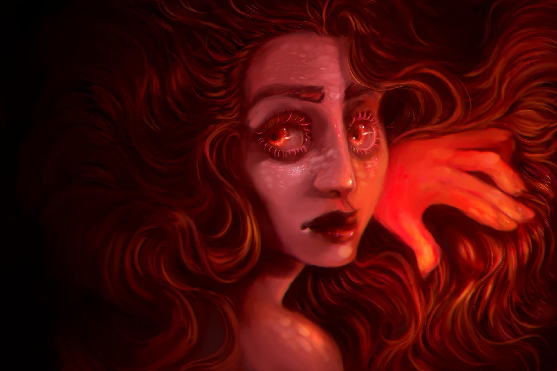 ArtStation - Red is for Rage (2 year improvement!)