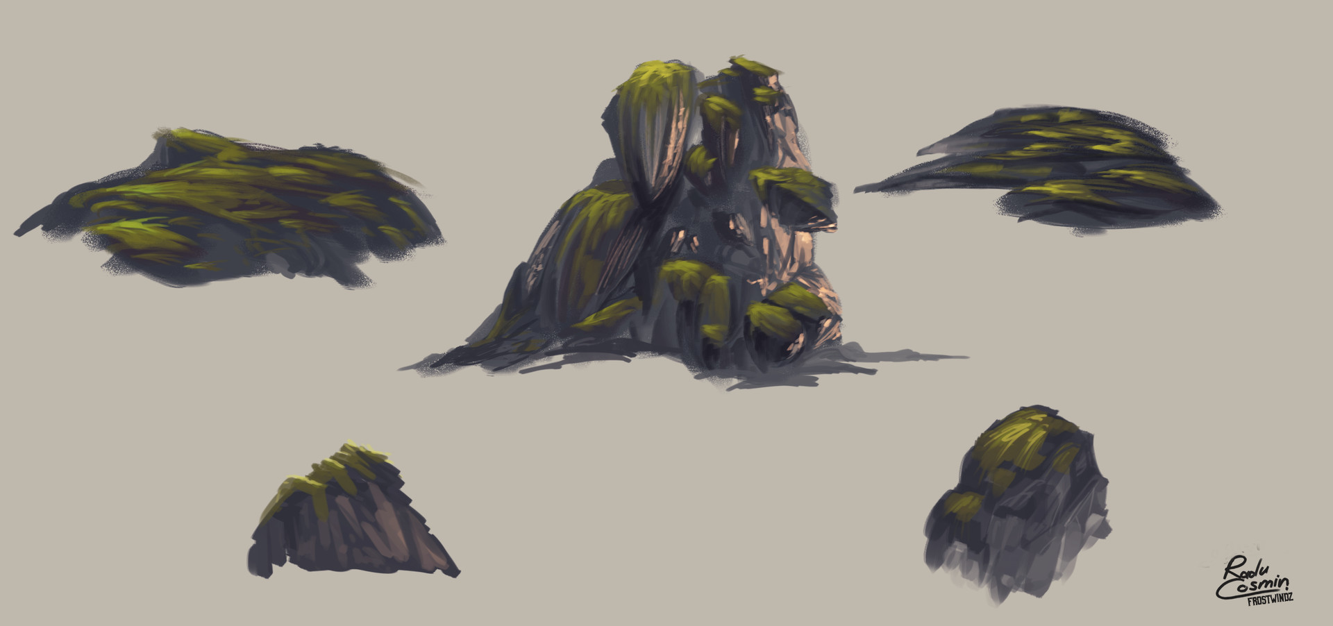 ArtStation - Rock Practice