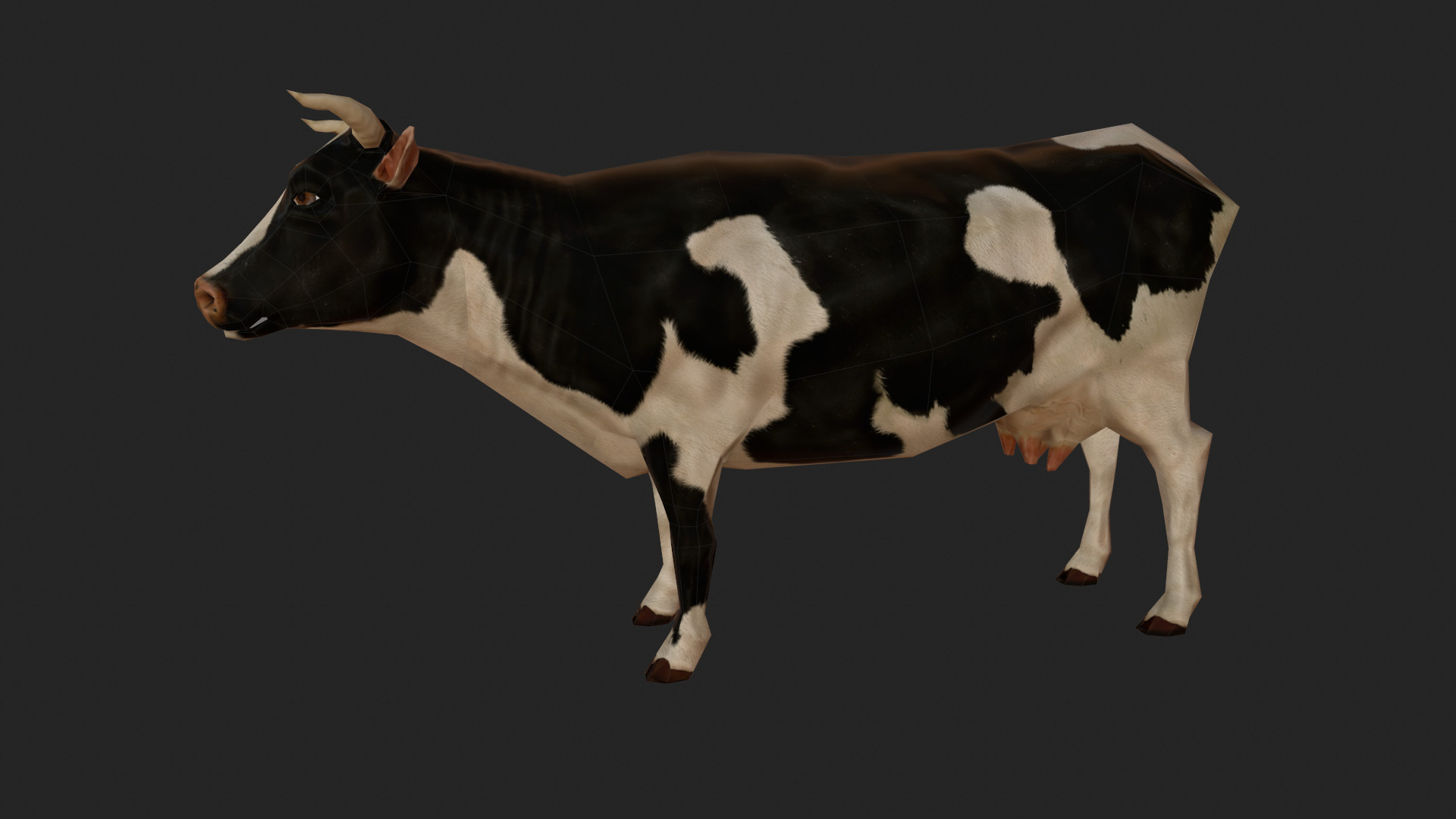 ArtStation - Lowpoly Cow