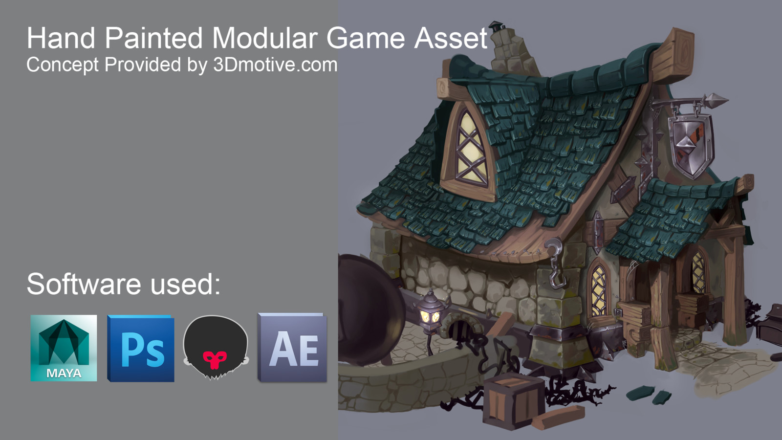 Andre Wahl - Hand Painted Modular Game Asset