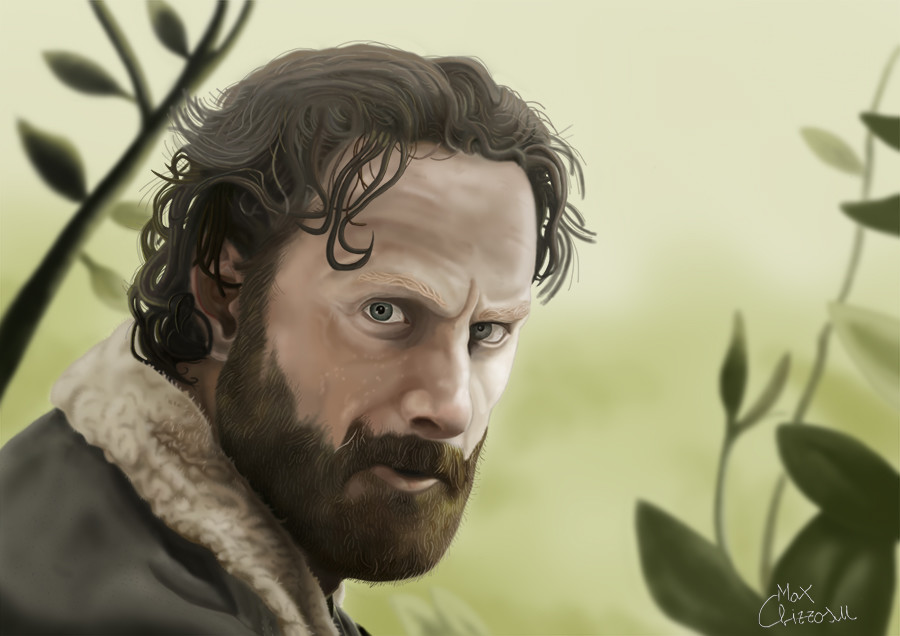 ArtStation - The Walking Dead. il personaggio Rick Grimes.