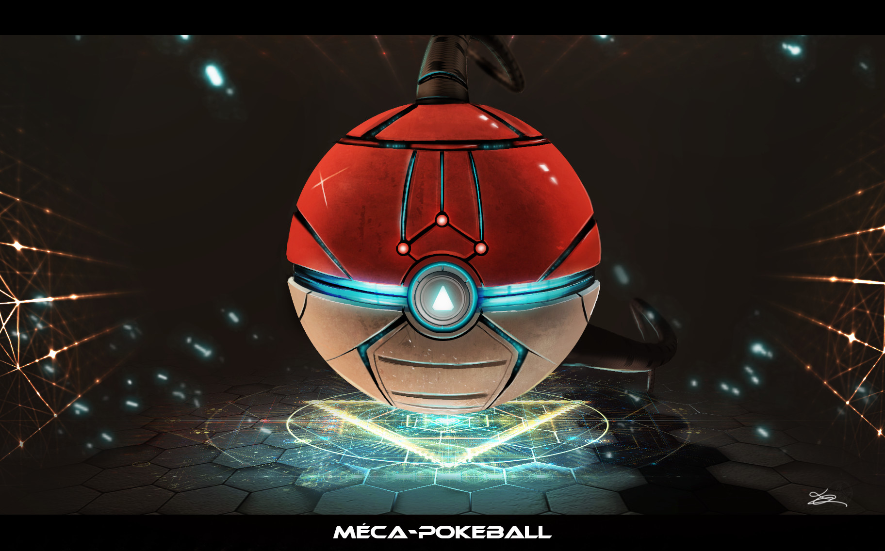 ArtStation - Méca-Pokedex: Méca-Pokeball