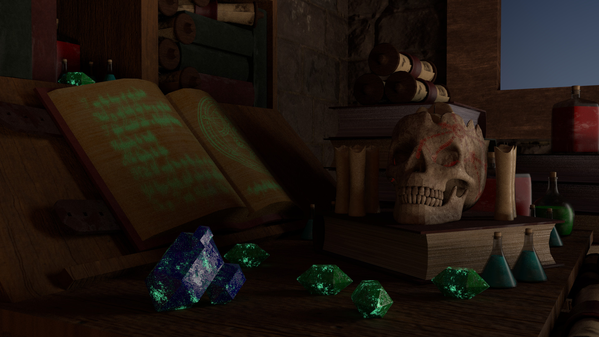 ArtStation - Witch Desk