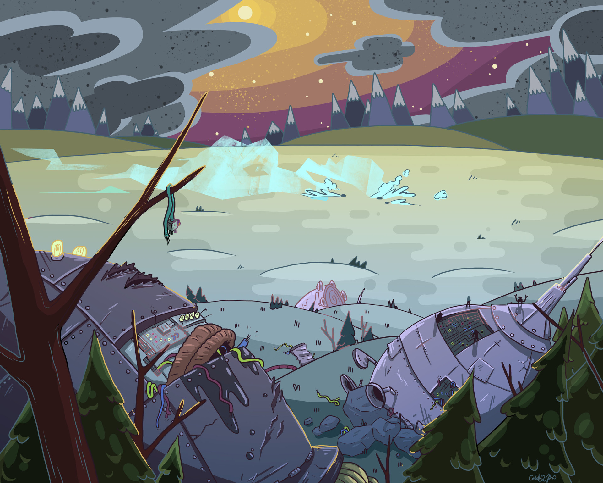 Polluted Delta by Veronique Meignaud : ImaginaryWastelands