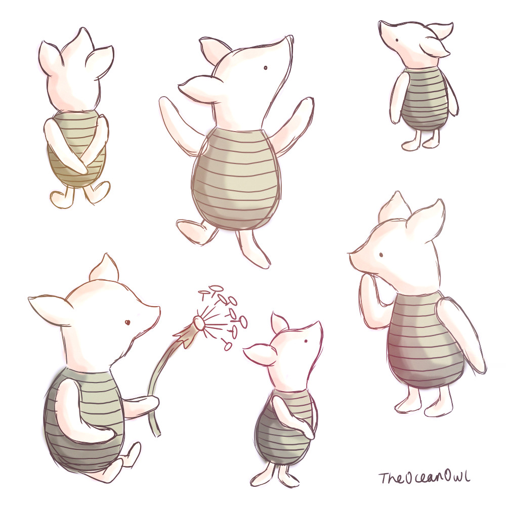 piglet pictures to draw