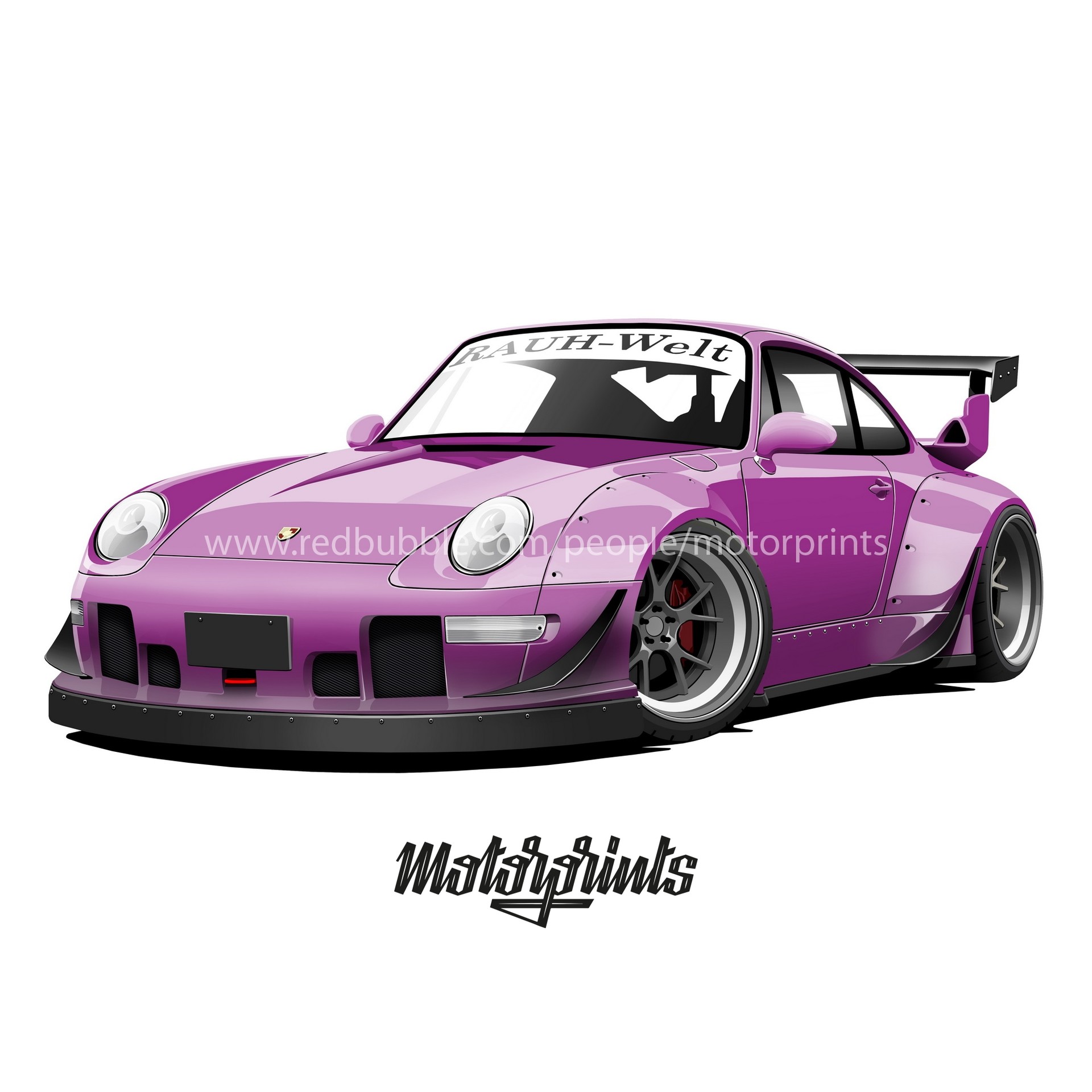 Motor Prints - RWB 911 (993)