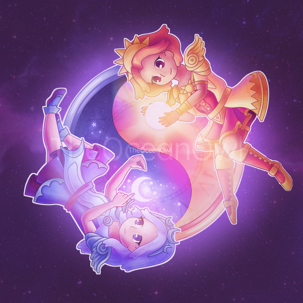 ArtStation - Sun And Moon