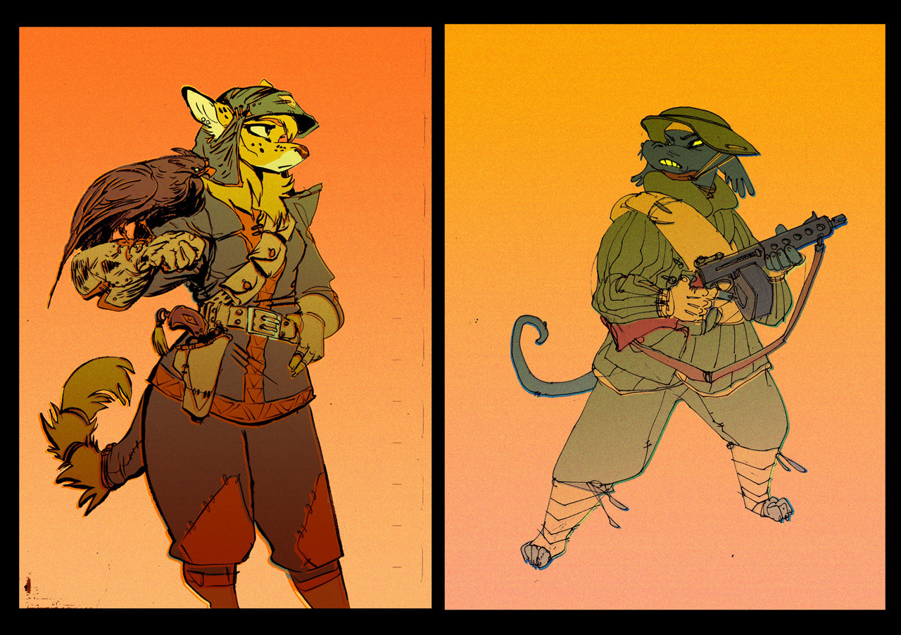 ArtStation - BG characters