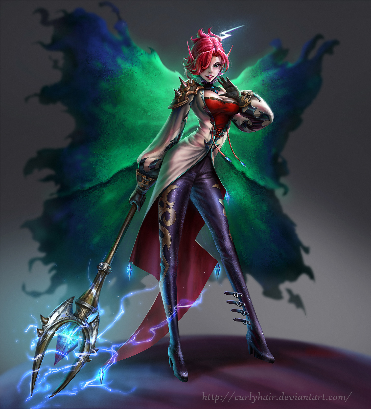 ArtStation - Skye Mcneal the storm lady