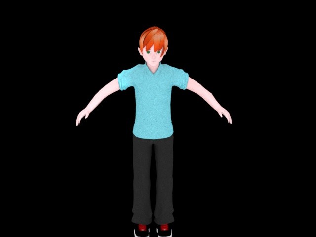 ArtStation - Character for school project