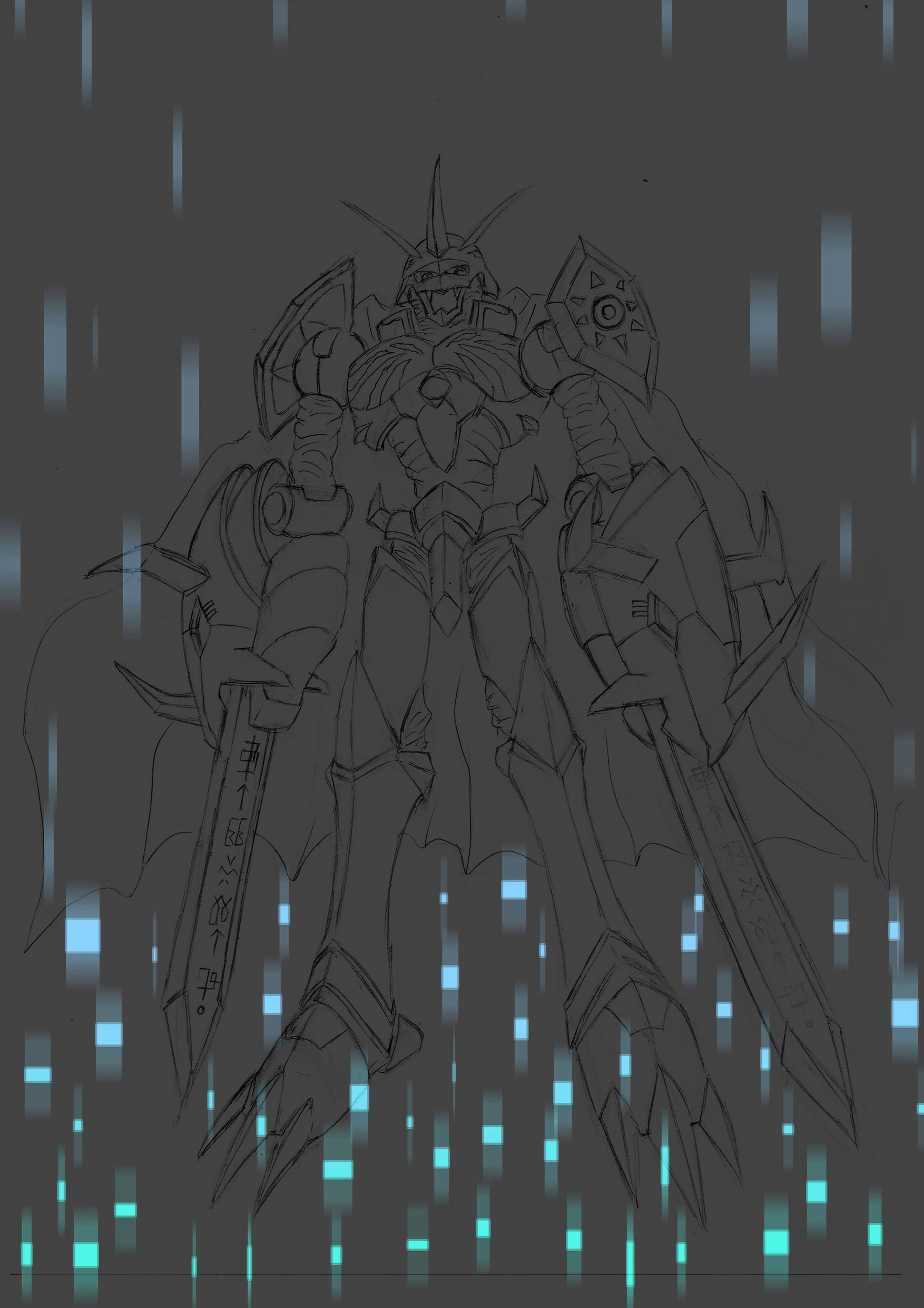 陳 清 - Courage and Truth Omegamon Delta + WIP steps