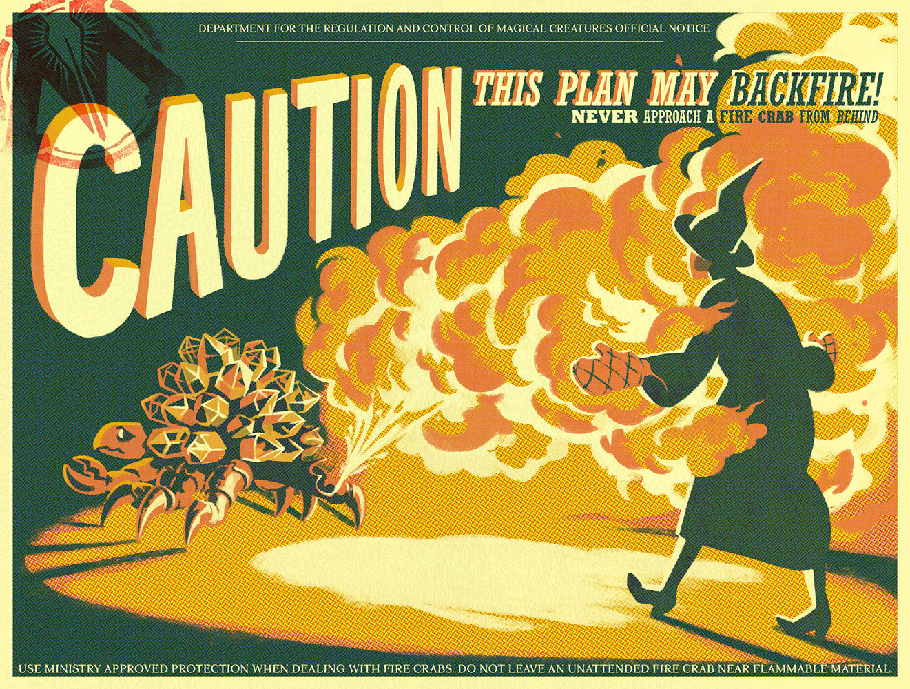 Alice Duke - Ministry of Magic Workplace Safety Posters