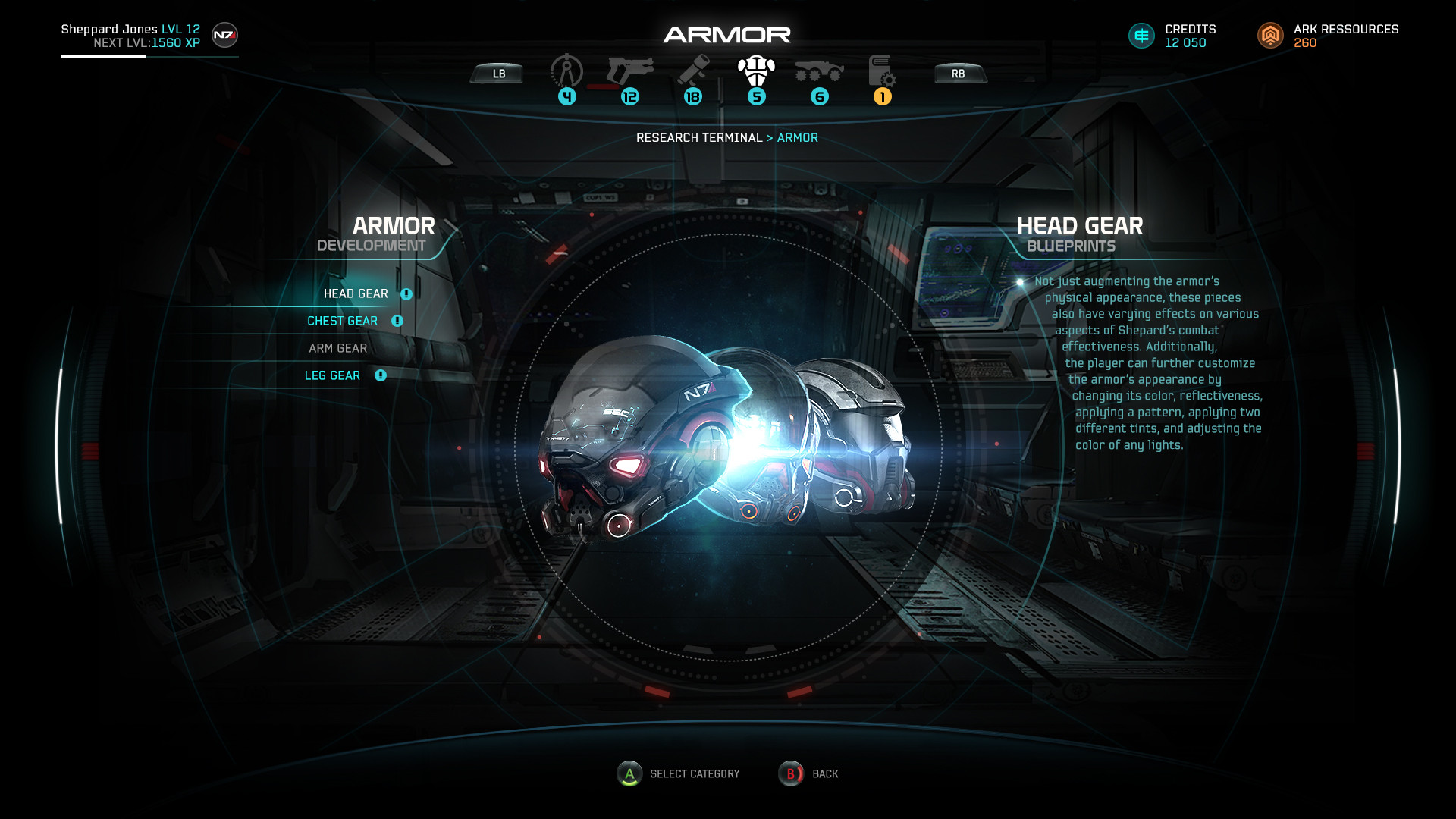 Eric Bellefeuille - Mass Effect Andromeda - UI Design