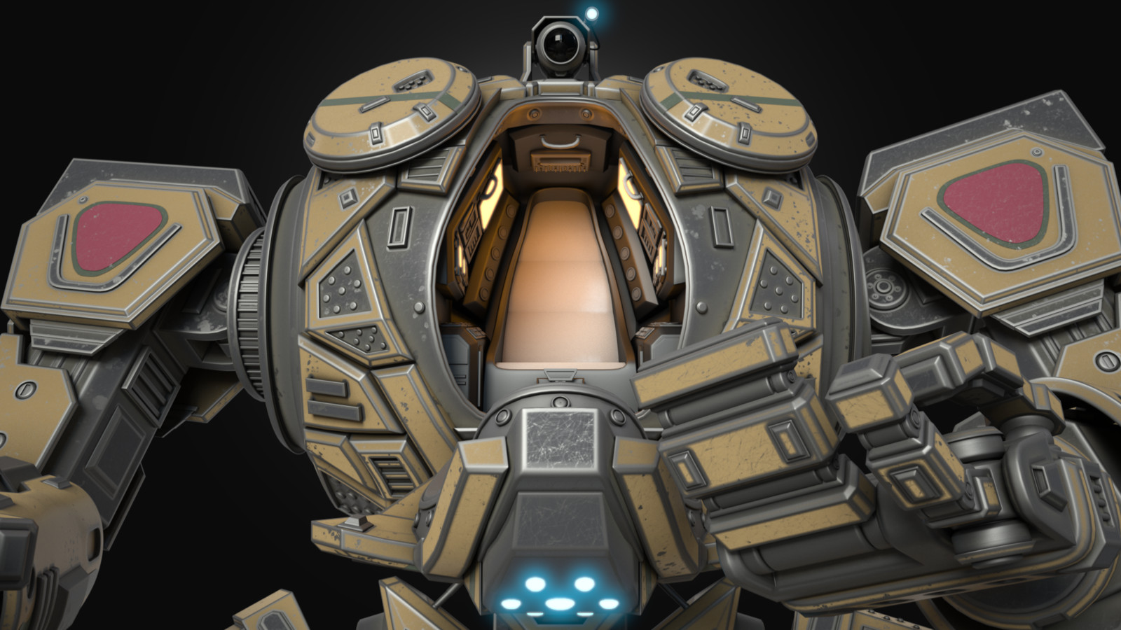 Jordan O'Neill - Vehicle, Titanfall mech model