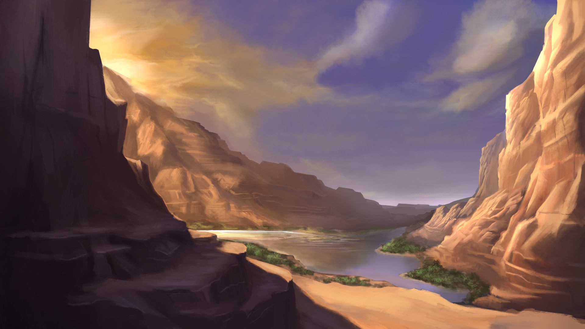 ArtStation - Canyon Environment