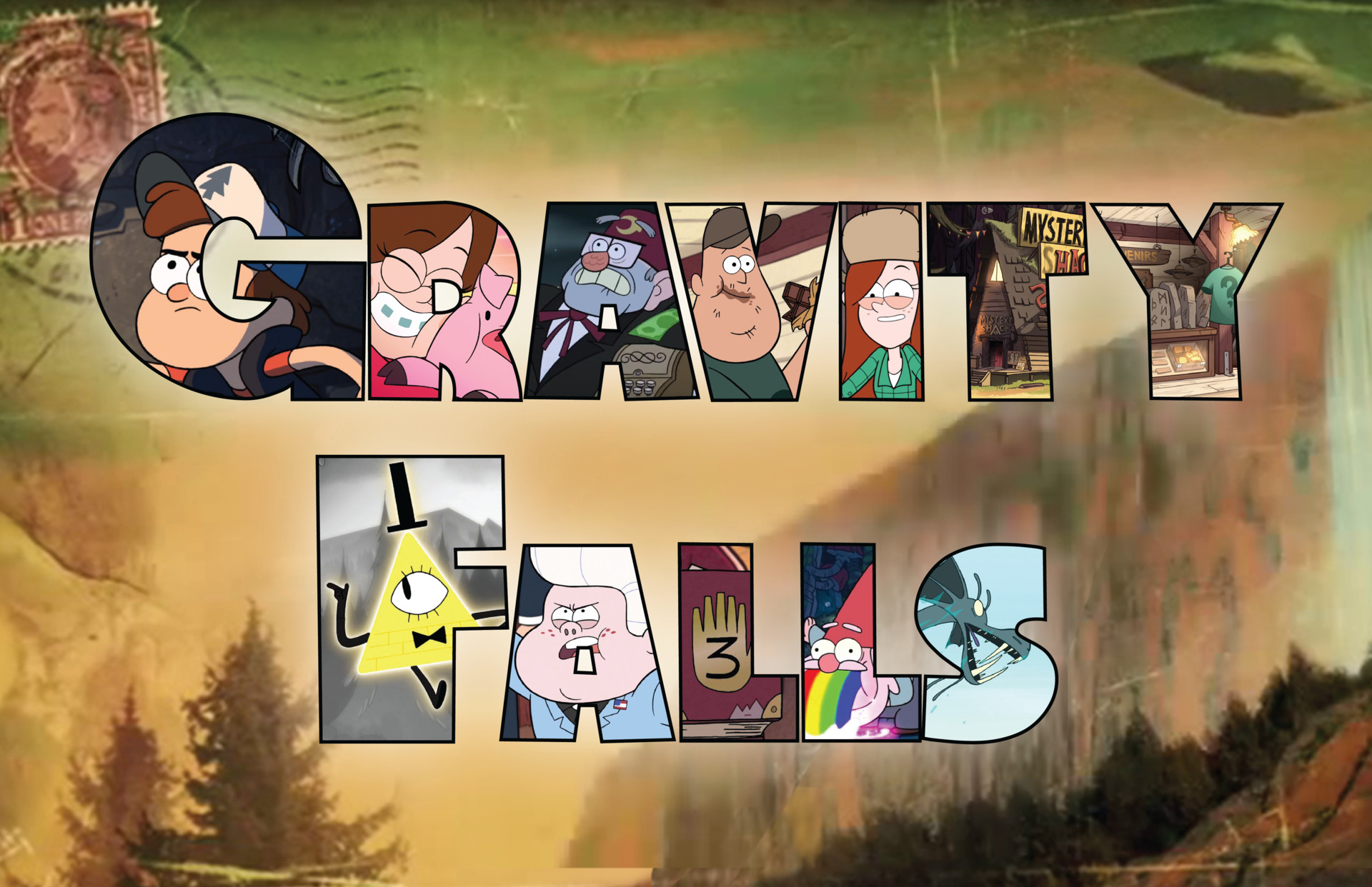 ArtStation - Pictures Inside of Fonts Project