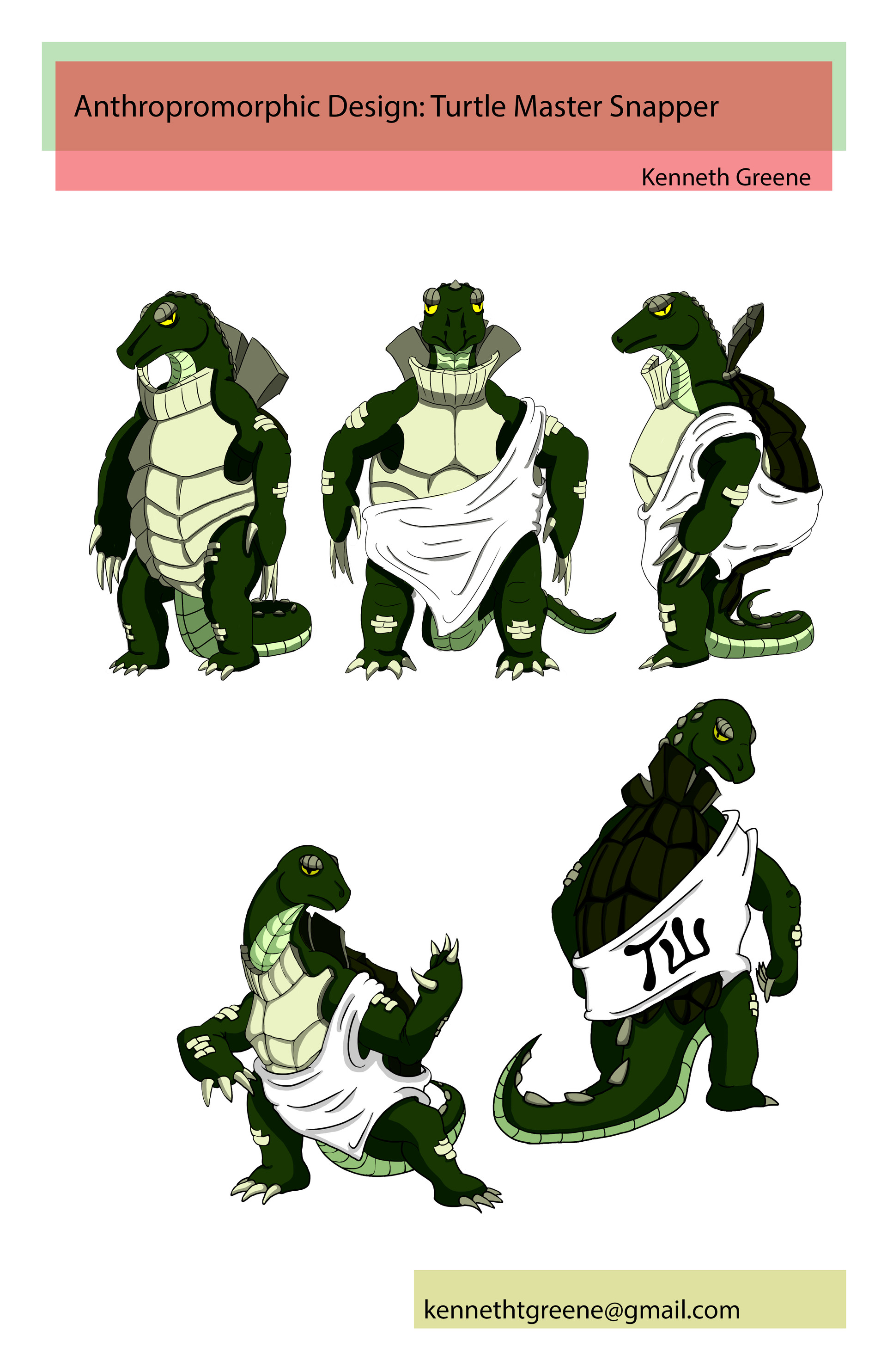 Kenneth Greene - Portfolio Pieces