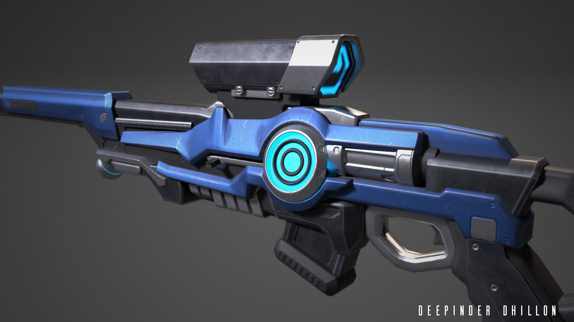 ArtStation - Sci fi Rifle