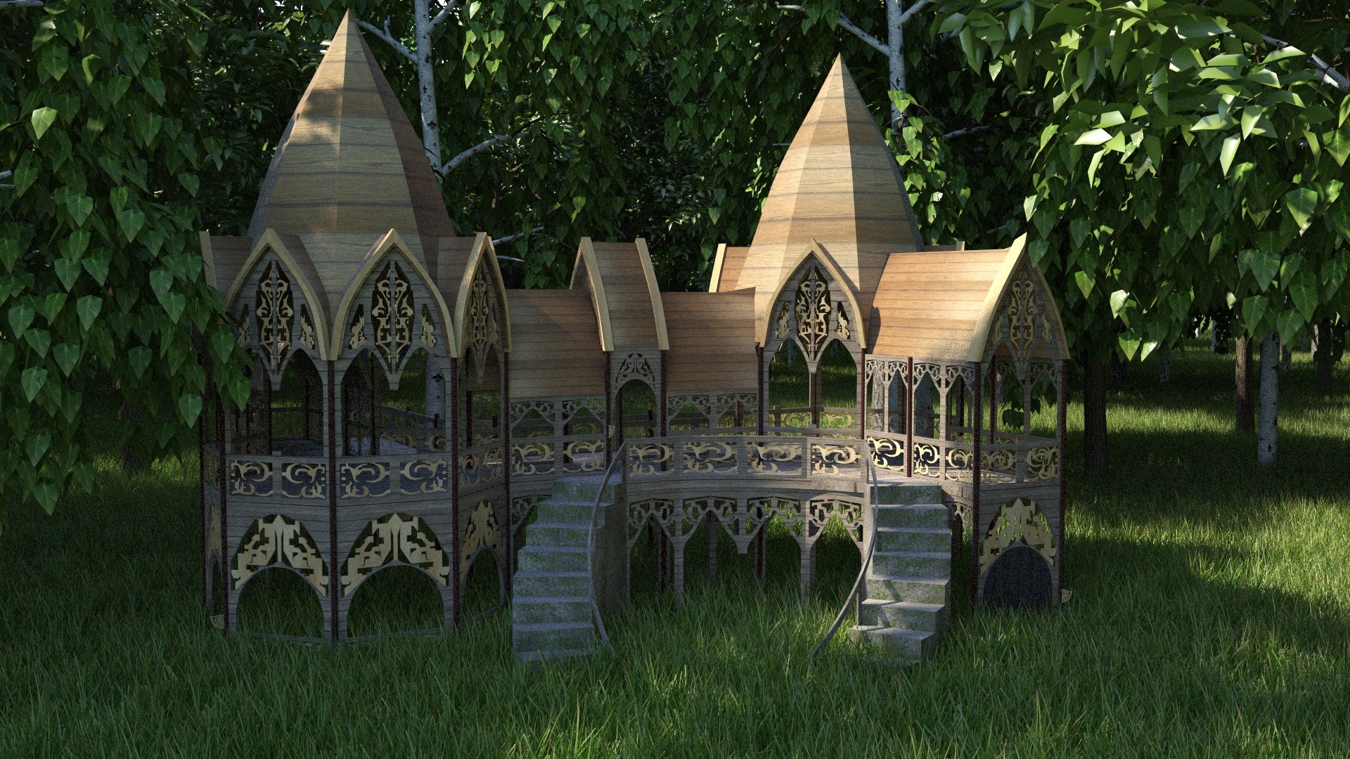 ArtStation - Large Elven HQ