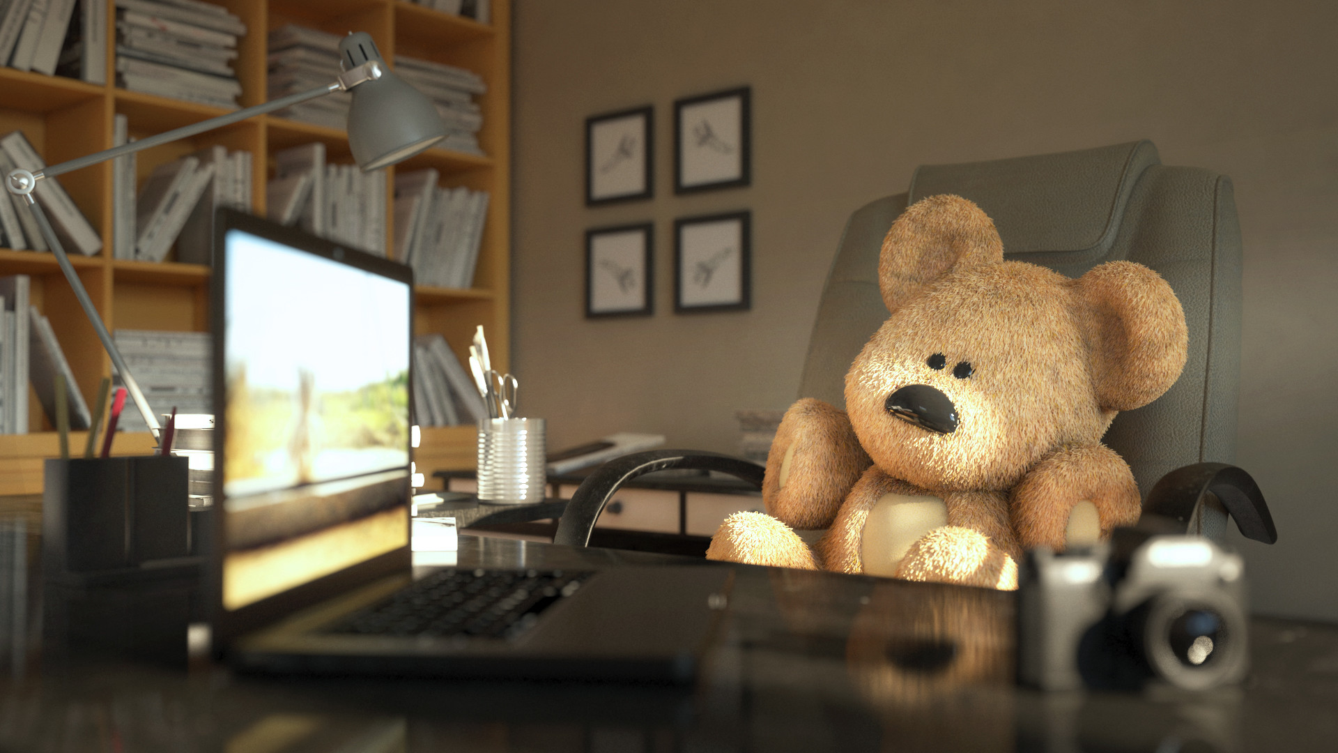 ArtStation - Teddy Office