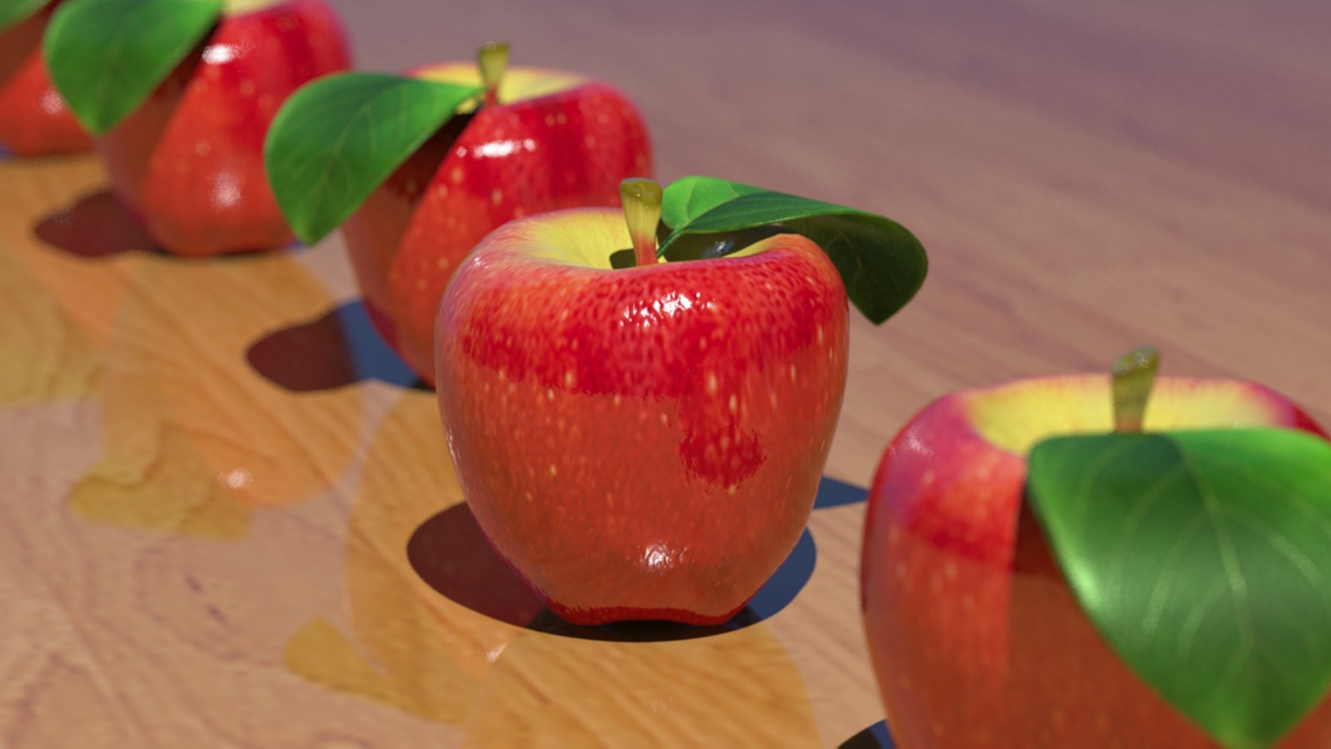 ArtStation - 3D Apple , 3DsMax, Krishnendu Chowdhury