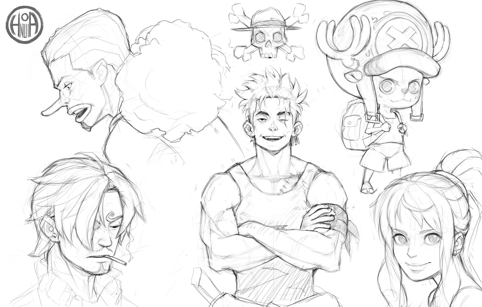 ArtStation - Straw Hat's Crew members