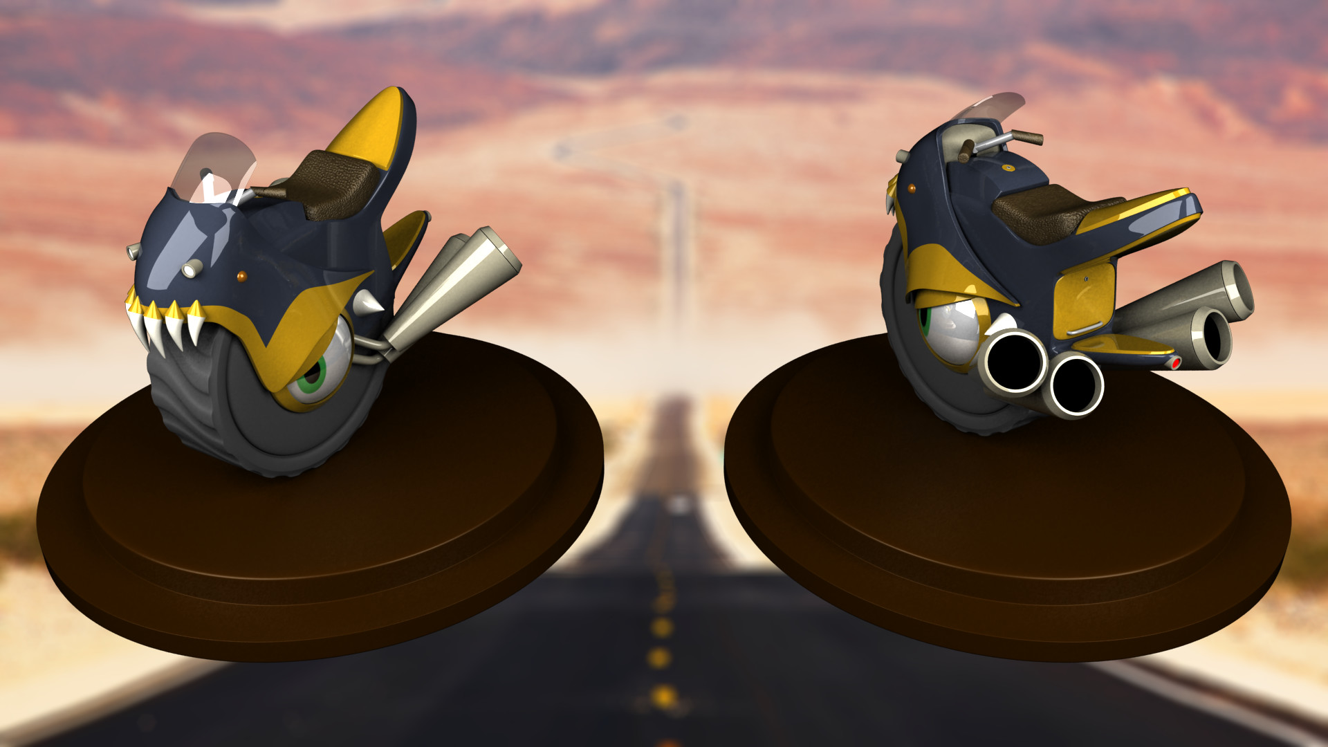 ArtStation - Monster Wheel