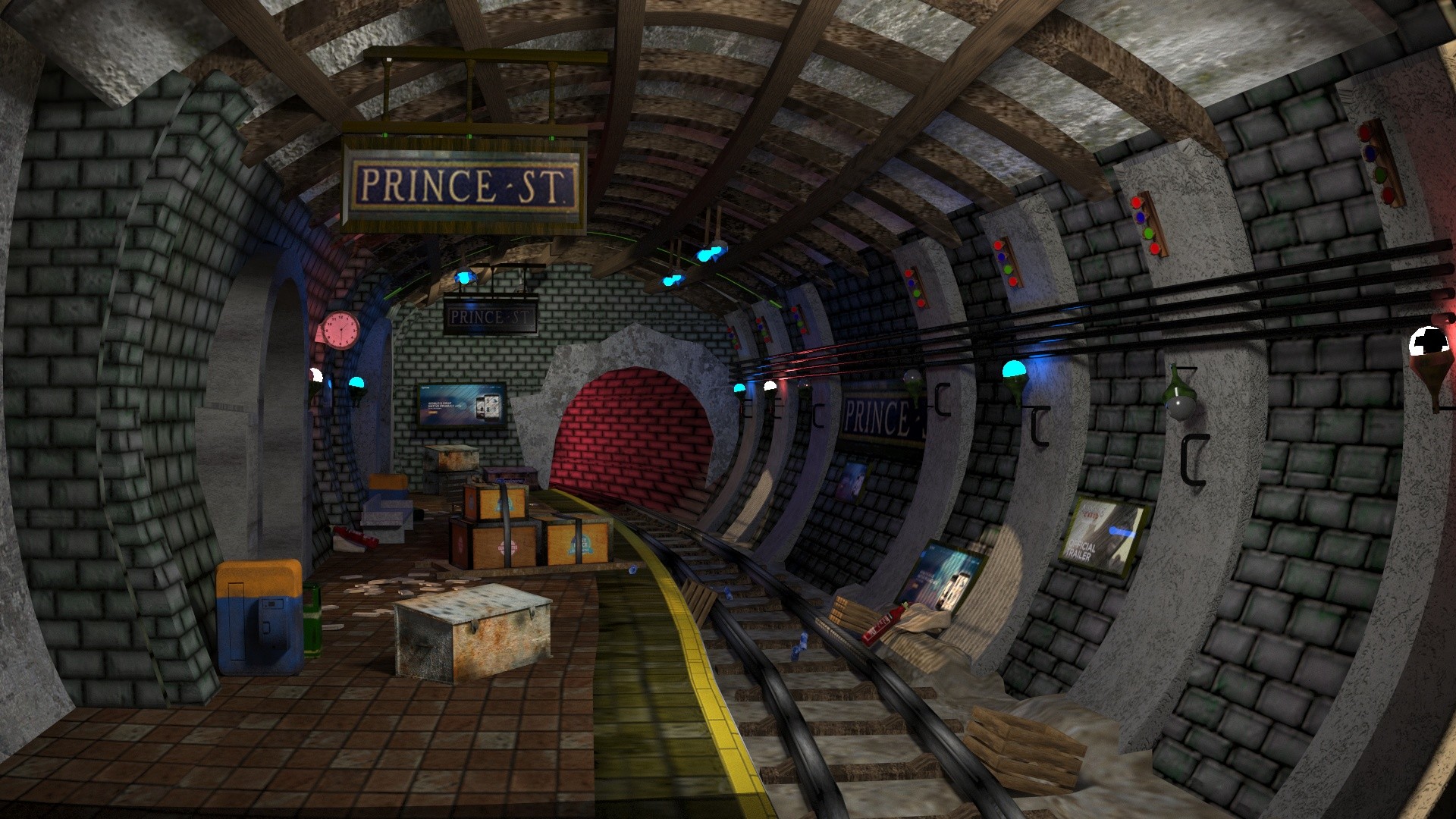 ArtStation - Subway_environment