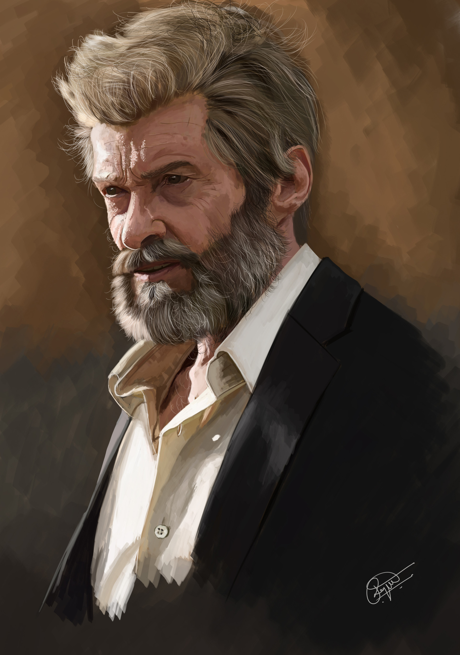 ArtStation - "LOGAN" Hugh Jackman