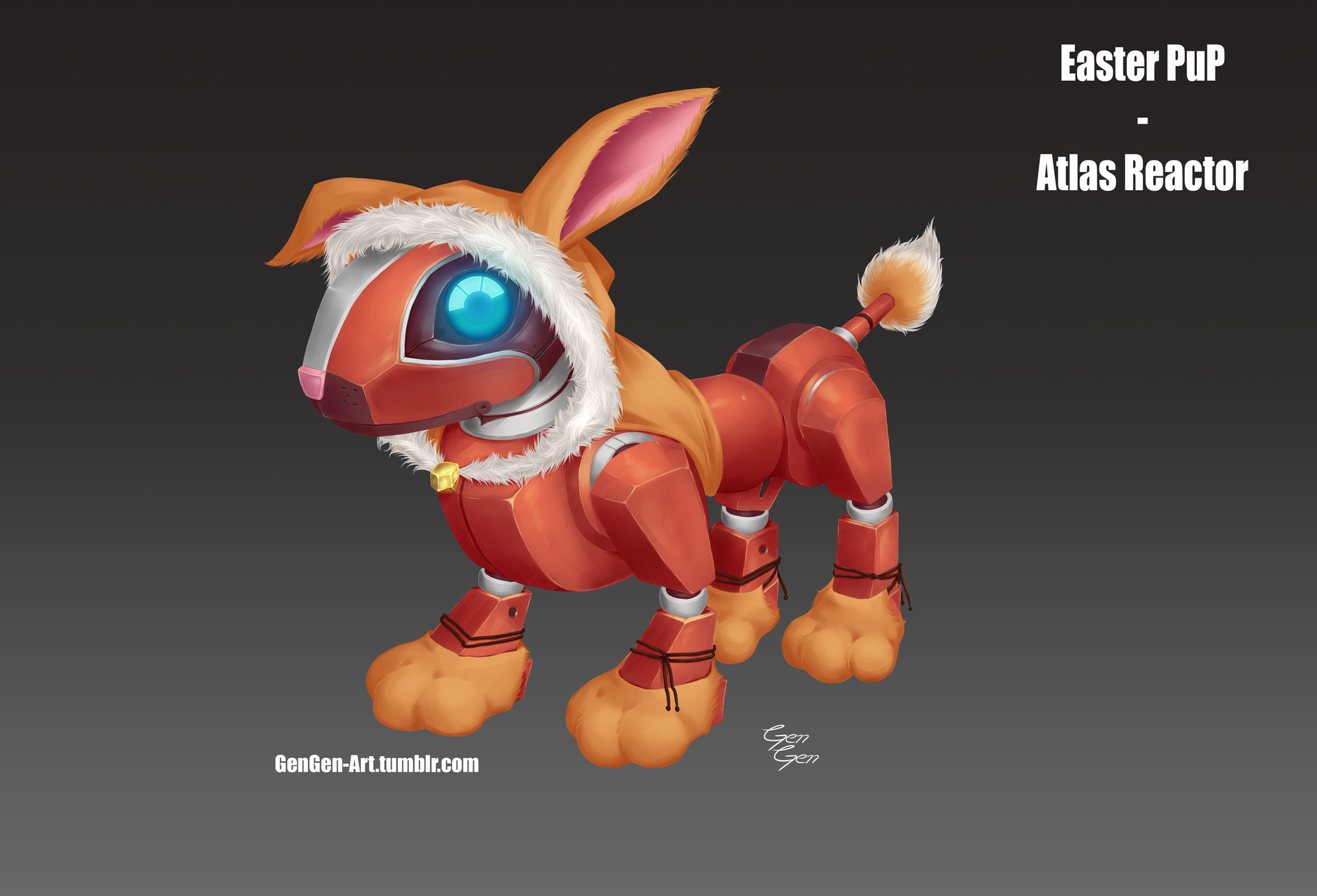 ArtStation - Easter PuP skin concept