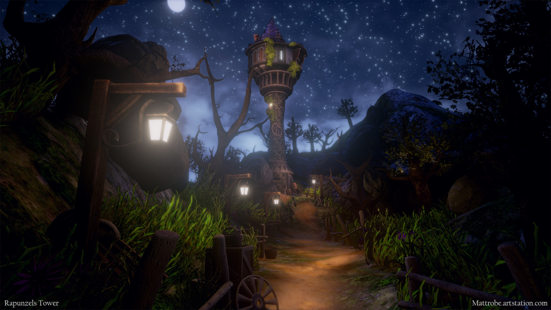 ArtStation - Rapunzels Tower _ Complete
