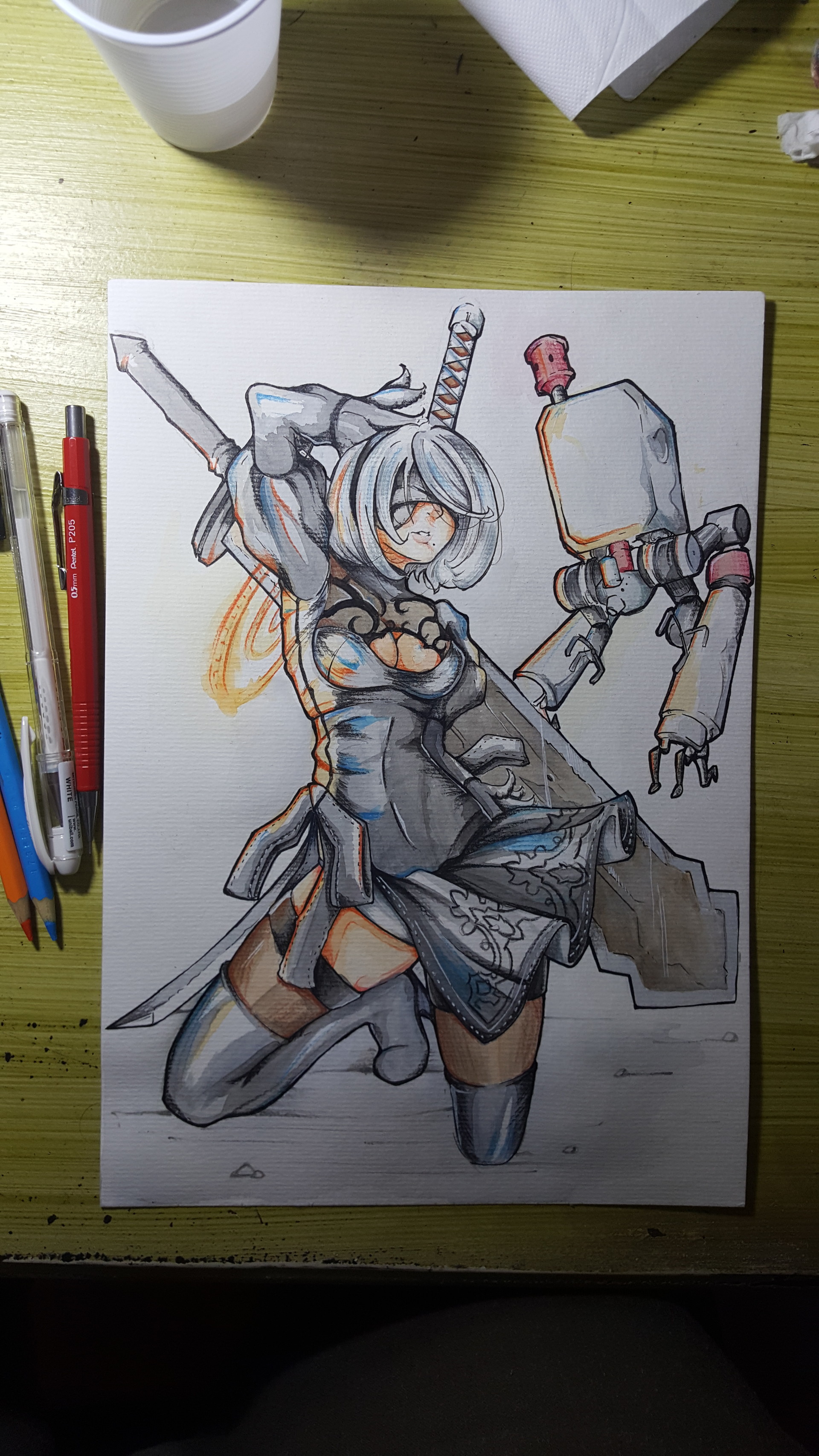 ArtStation - 2B - Nier Automata