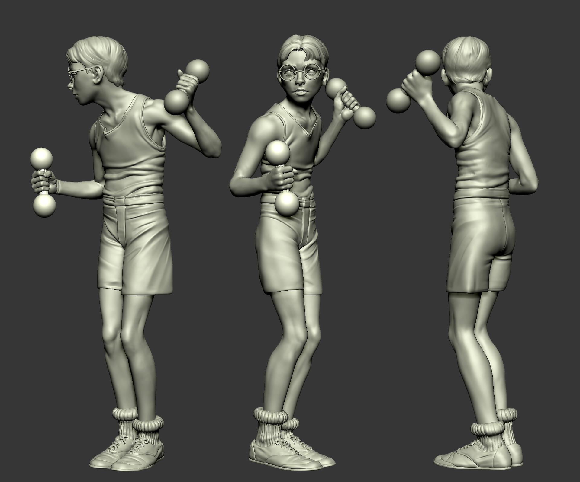 Roland Herran - Norman Rockwell's The Bodybuilder