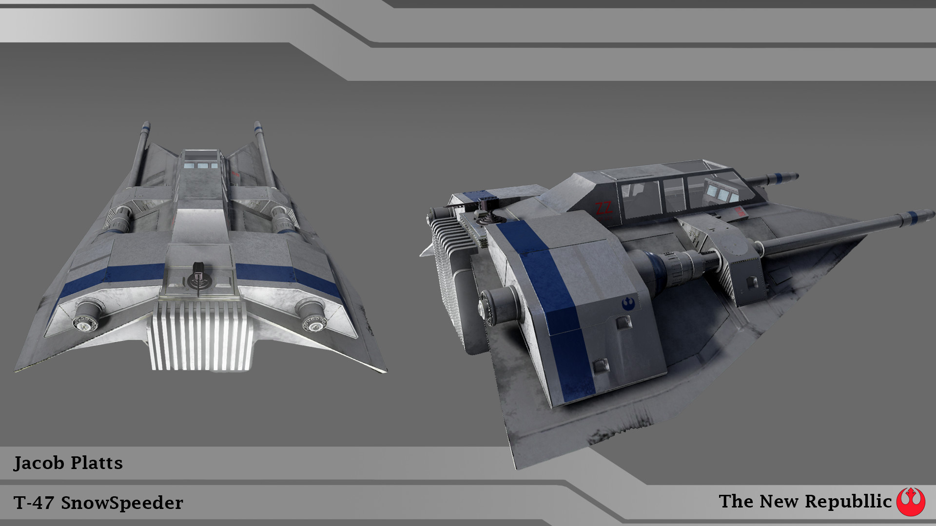 ArtStation - Starwars t-47 SnowSpeeder