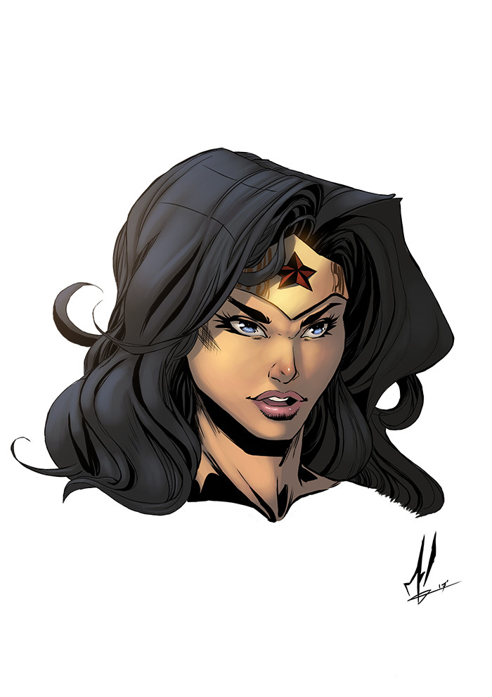 ArtStation - Wonder Woman color