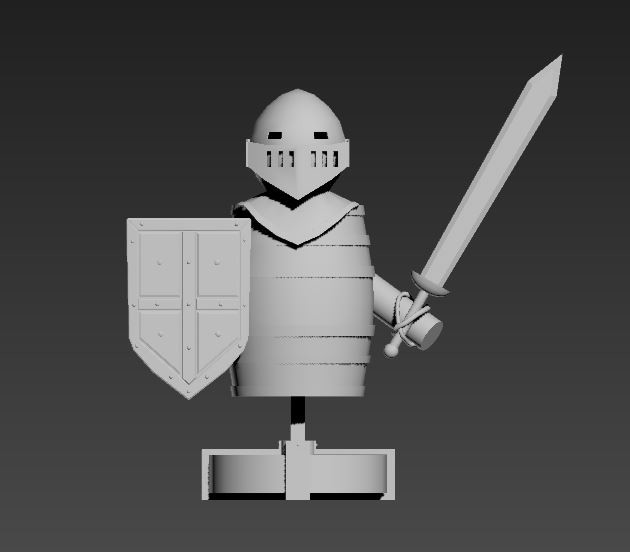 ArtStation - Practice Dummy Low Poly - College Assignment