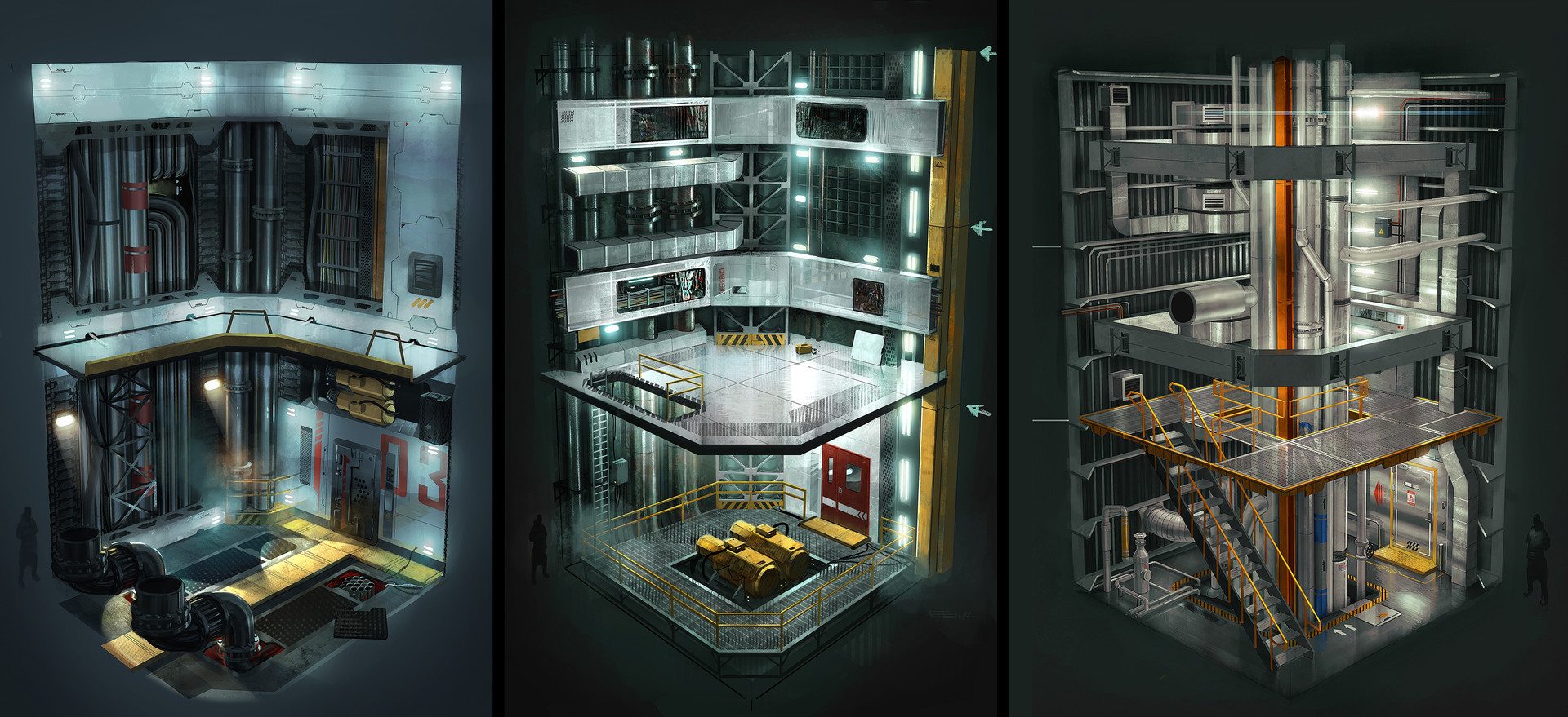 ArtStation - Pipe Rooms