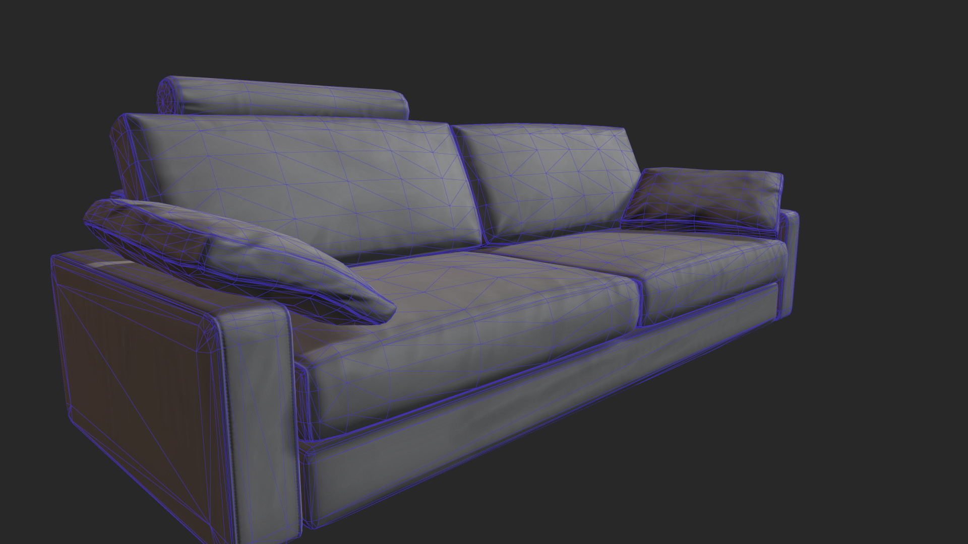 Duro Markovic - Sofa Low poly model