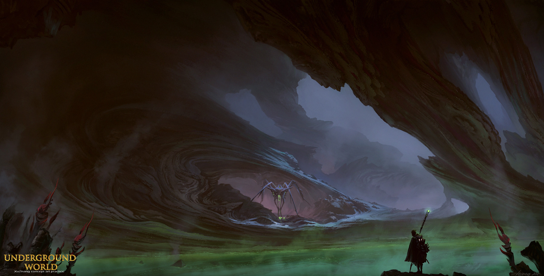 ArtStation - 《Underground world 》concept art