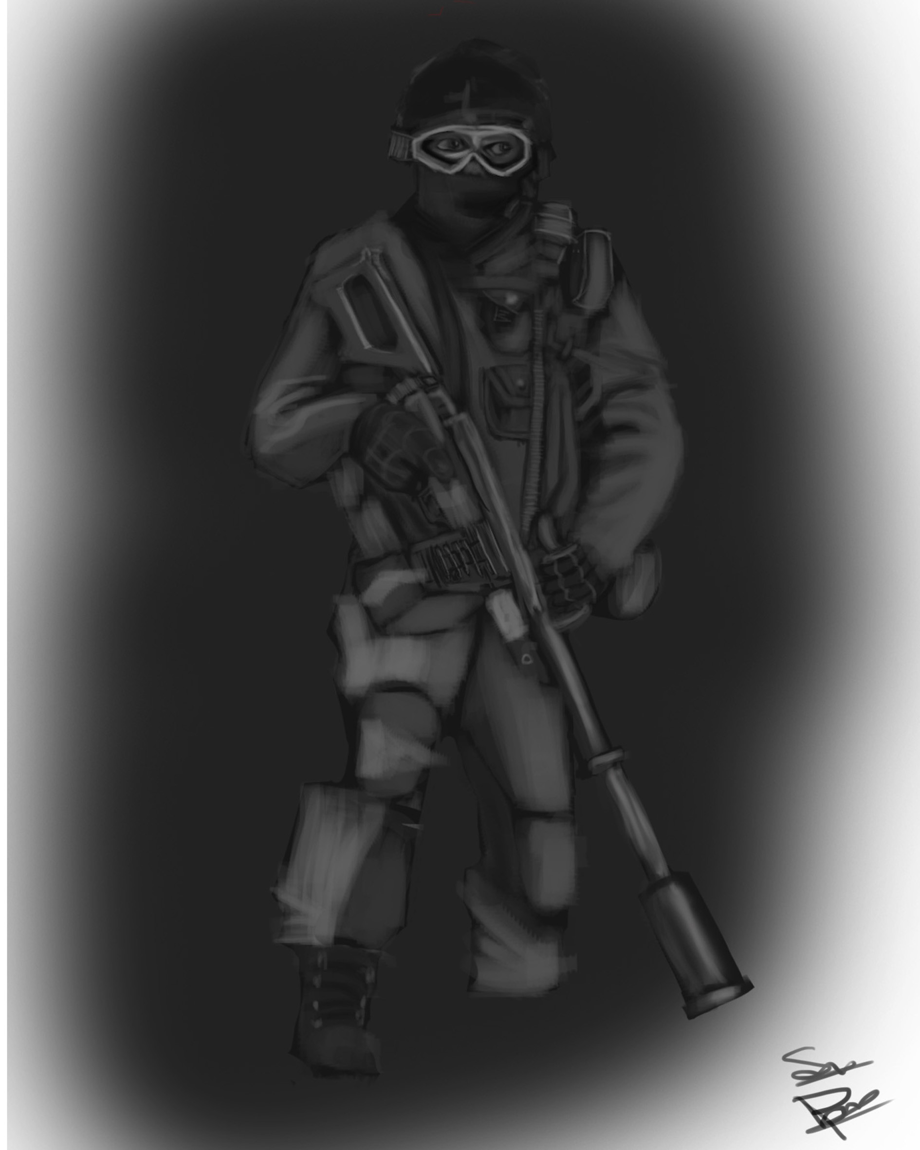 ArtStation - russian soldier