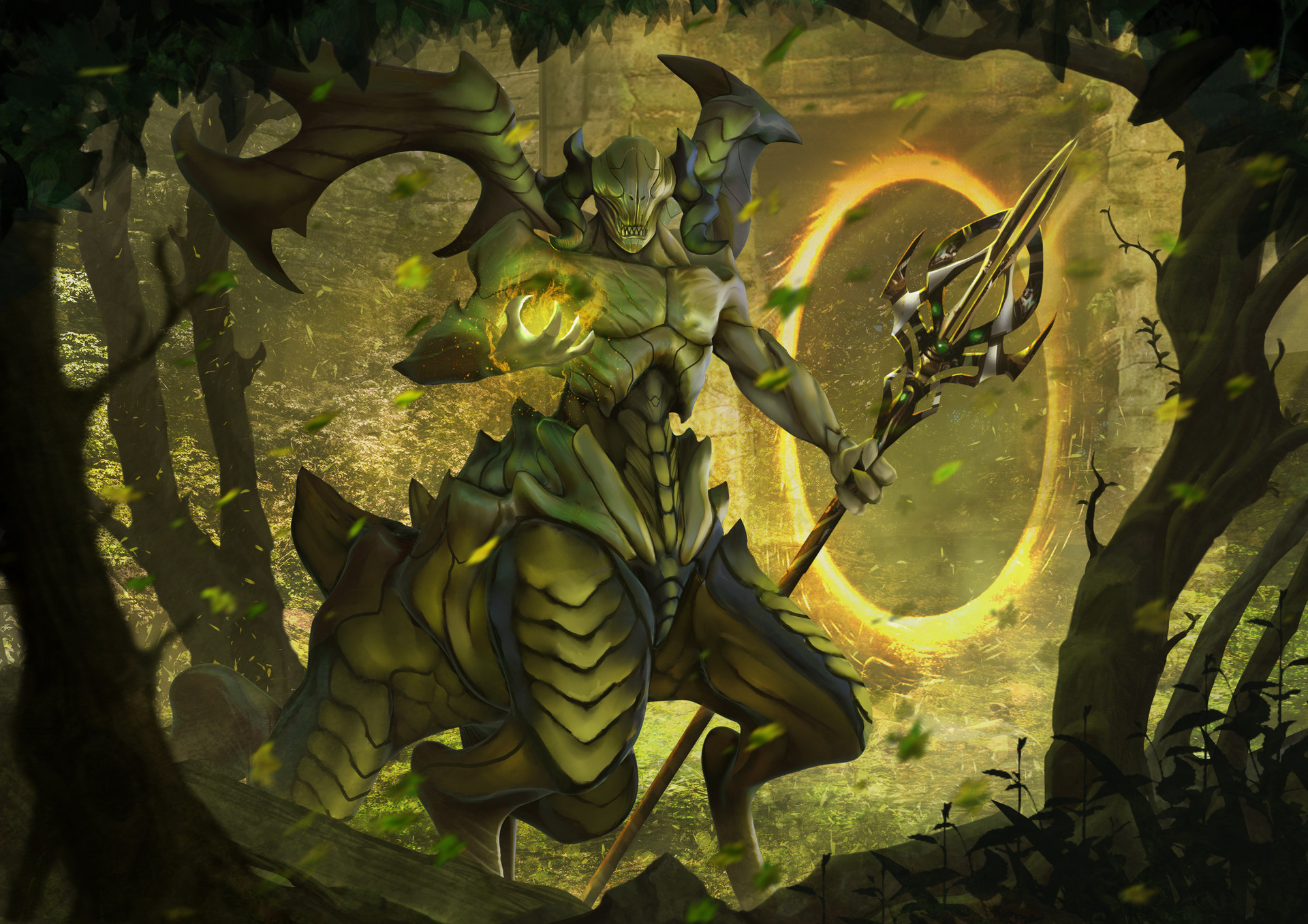 ArtStation - Forest Void Monster