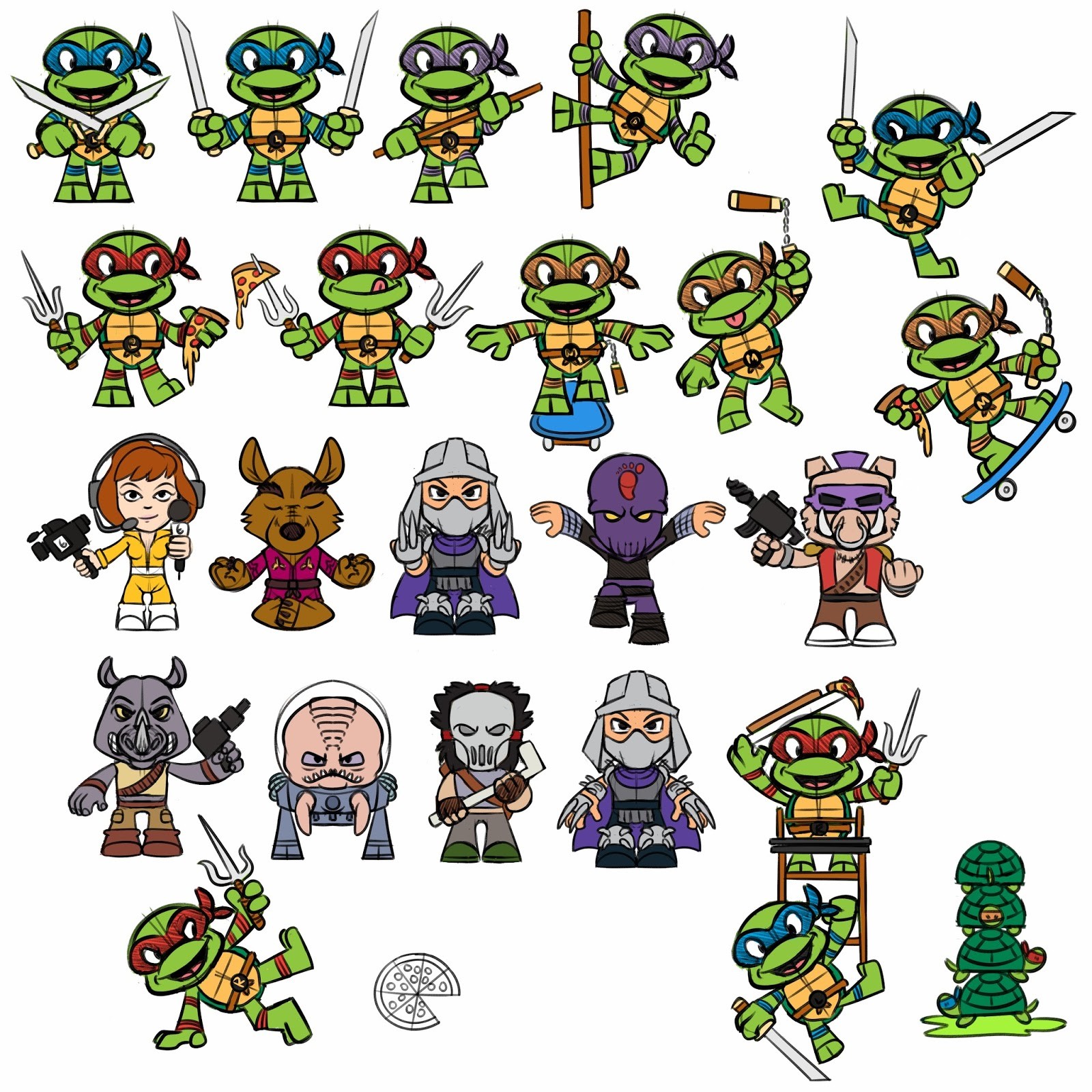 ArtStation - TMNT Cubeits