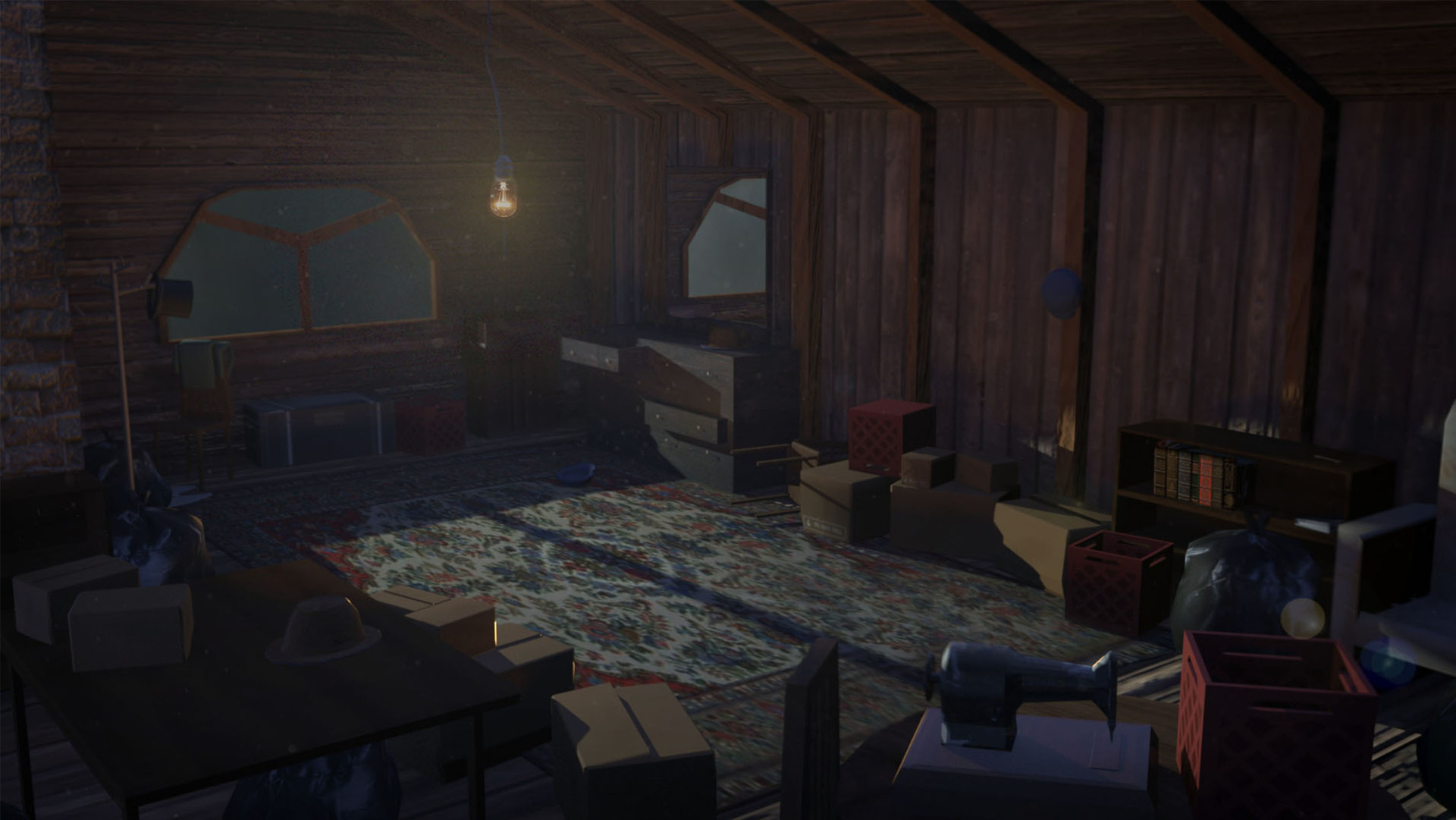 ArtStation - Attic Environment Scene