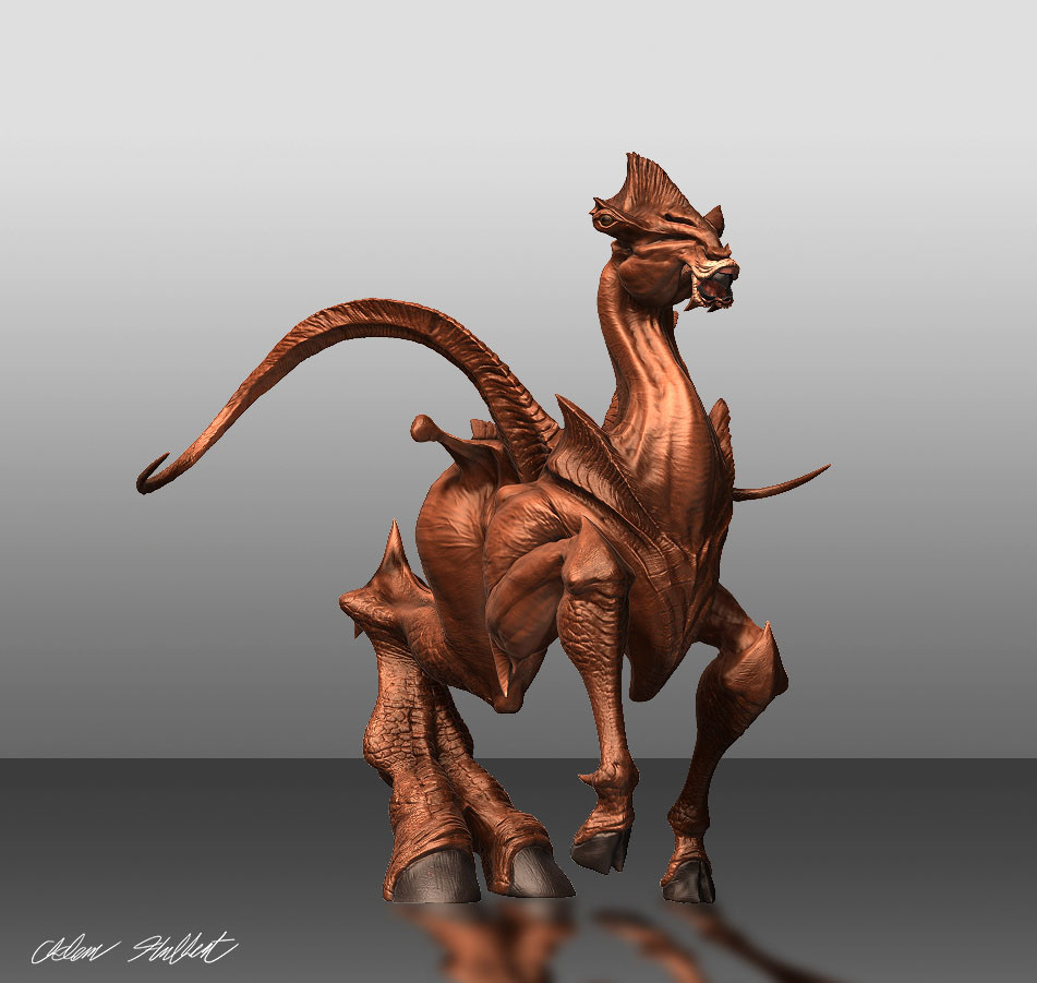 Adam Hulbert - Tri-lope herd at sunset