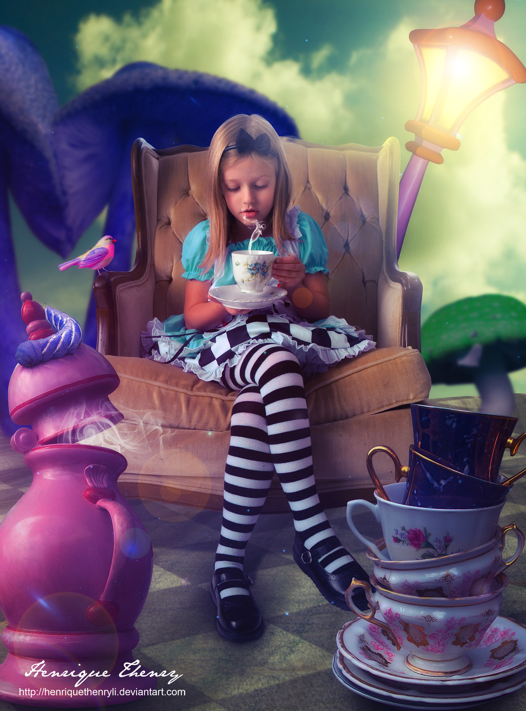 ArtStation - Alice- Coffee Time